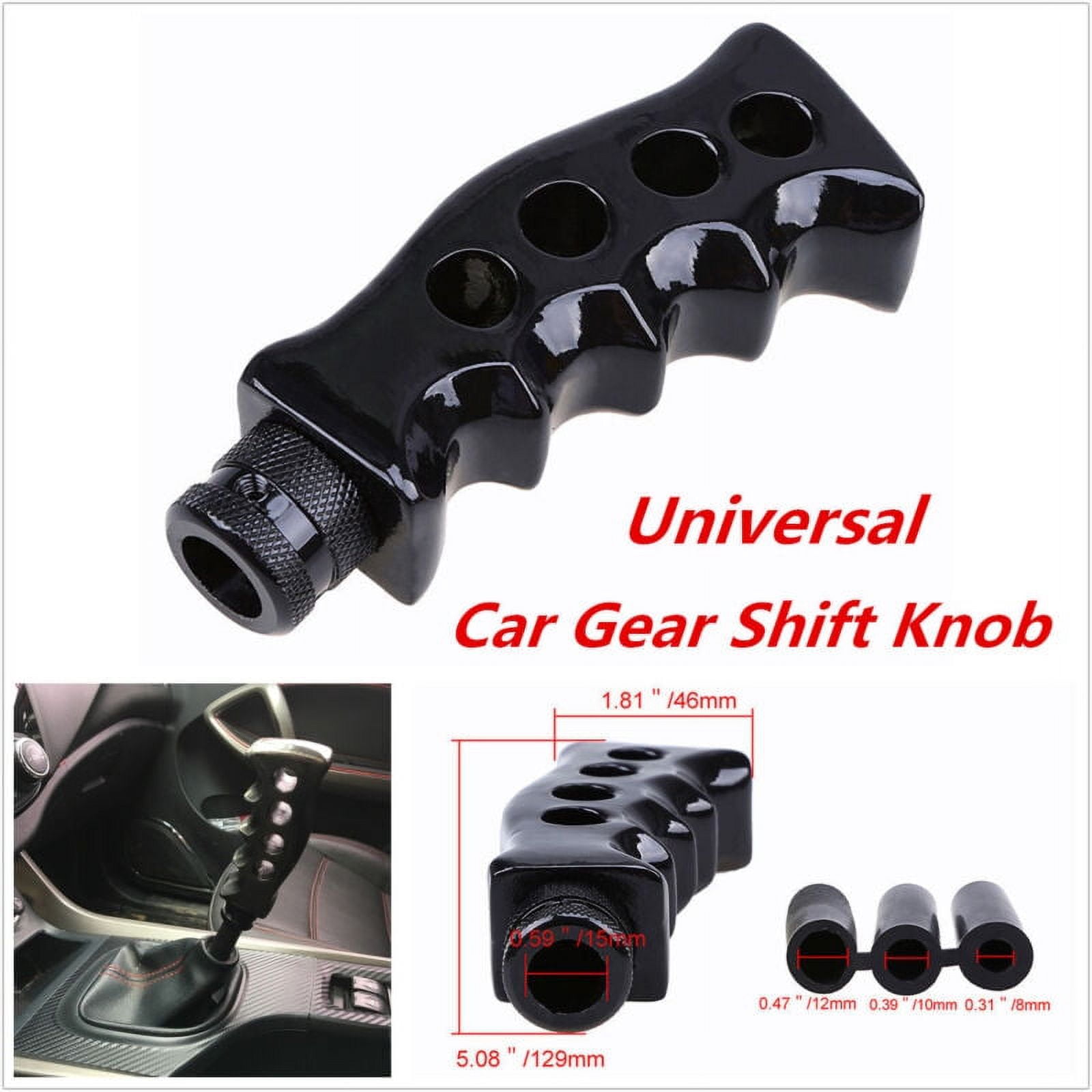 Furulu Gun Grip Knife Handle Manual Transmission Car Gear Shift Knob ...