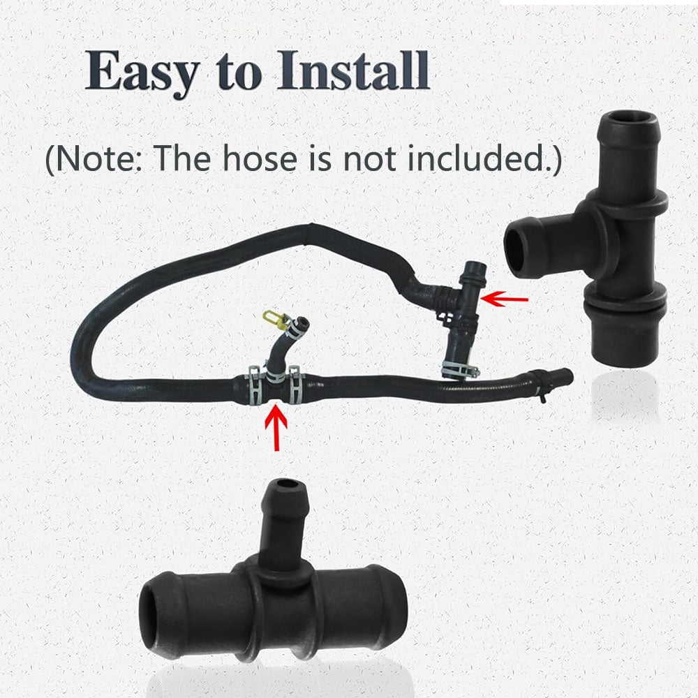 Furulu HVAC Heater Hose Tee Connector For Ford Transit Connect 2.0L ...