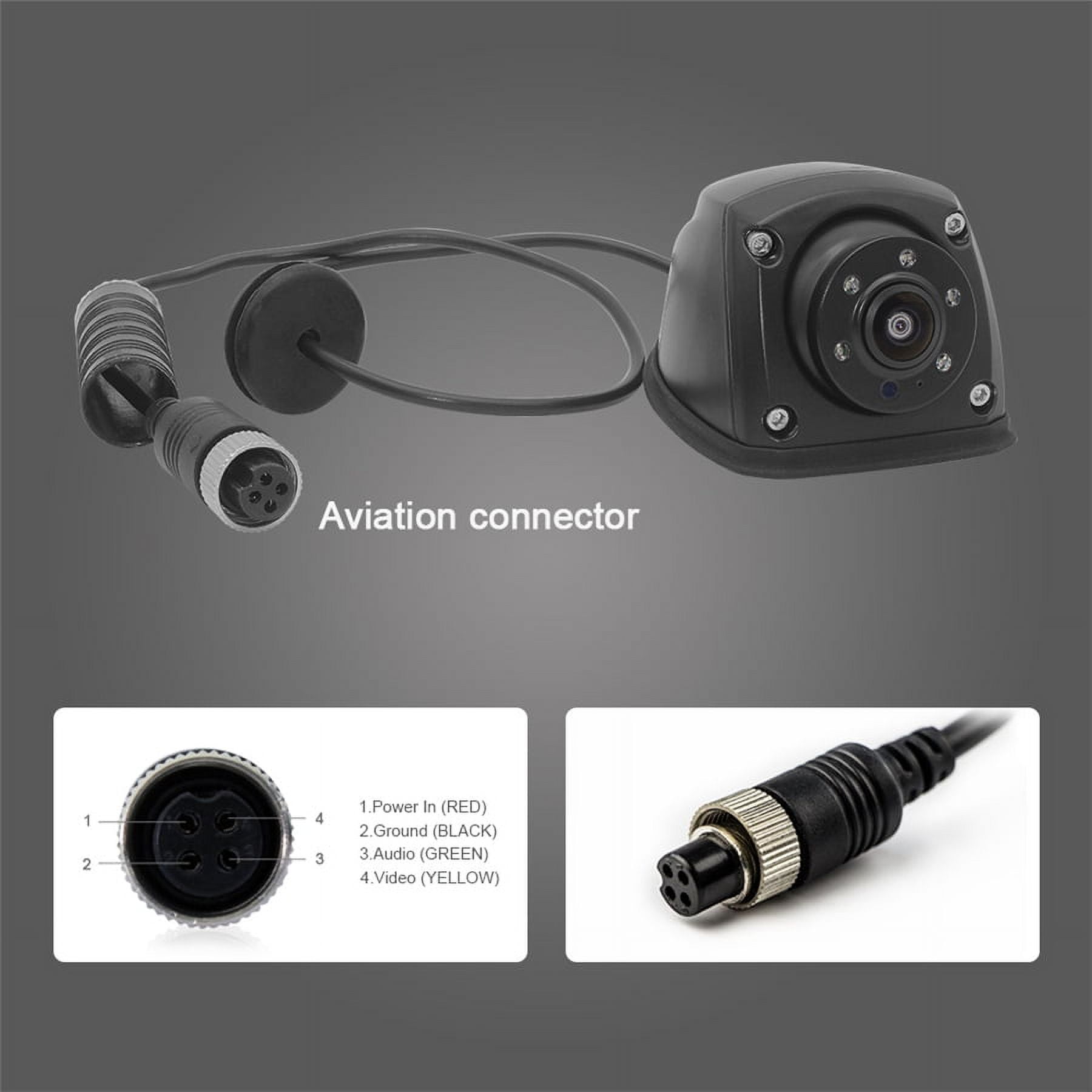 Furulu Heavy Duty Side View Camera CVBS Mini Aluminum Side Mount Camera ...