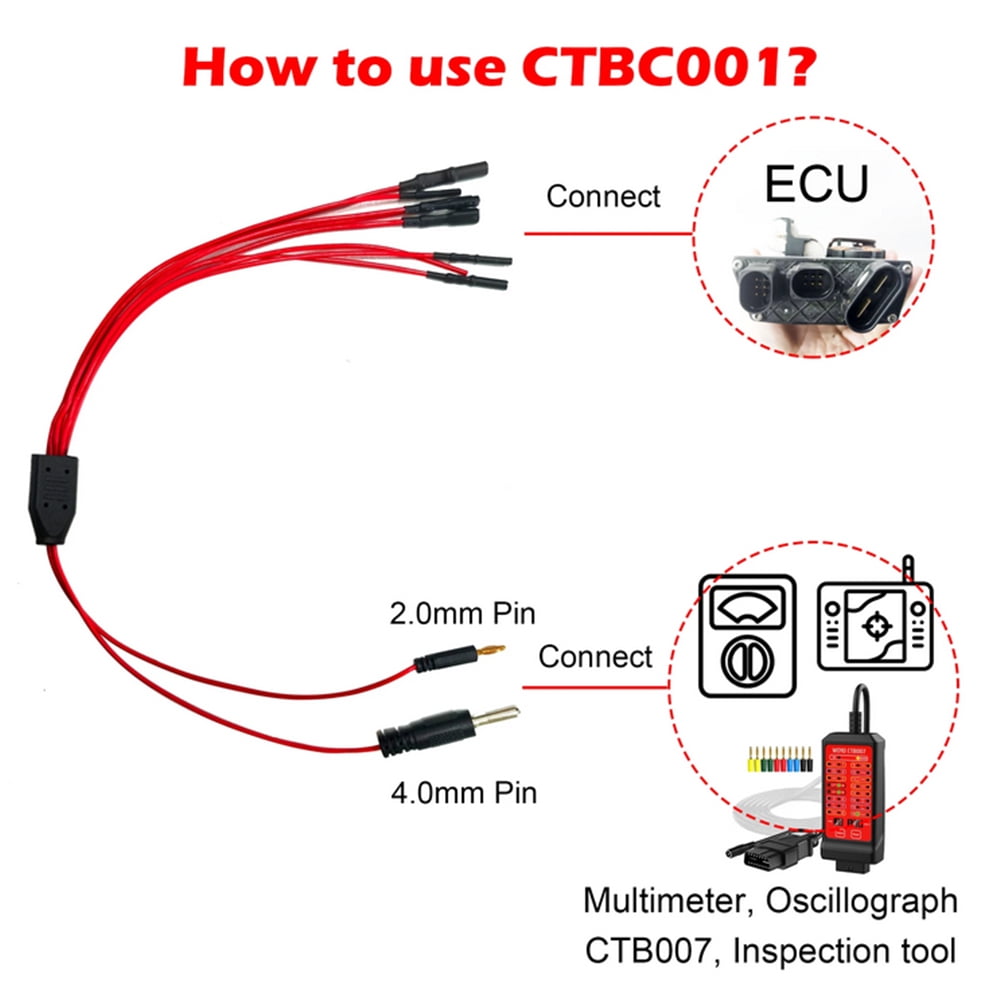 Furulu Jumper wire ECU cable tool for multimeter and oscilloscope test ...