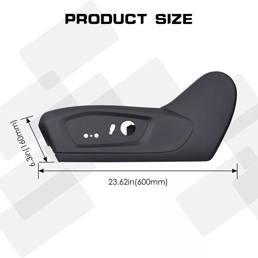 Furulu Lh Driver Side Seat Trim Panel Mb5Z 7862187-Ec Black For 2020 ...