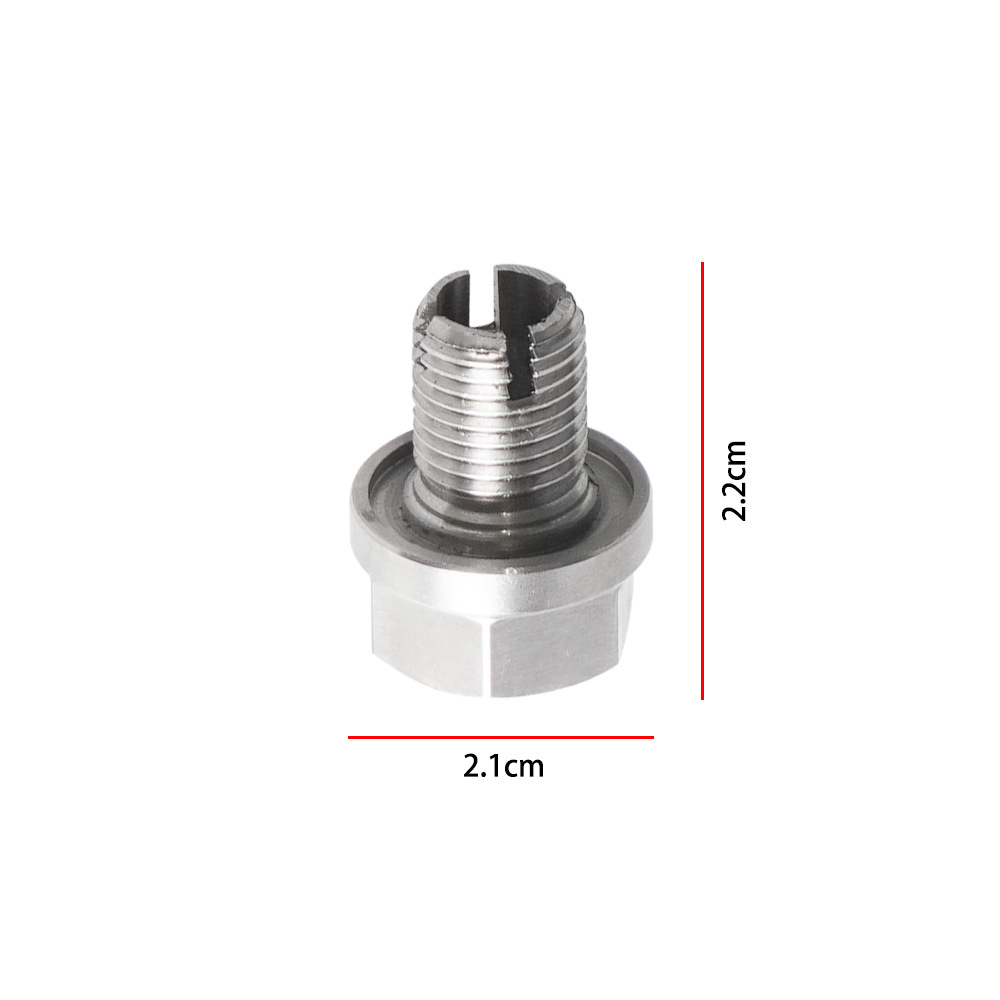 Furulu M12.1-1.25x15mm Oil Drain Plug Piggyback Stainless Steel Repair ...