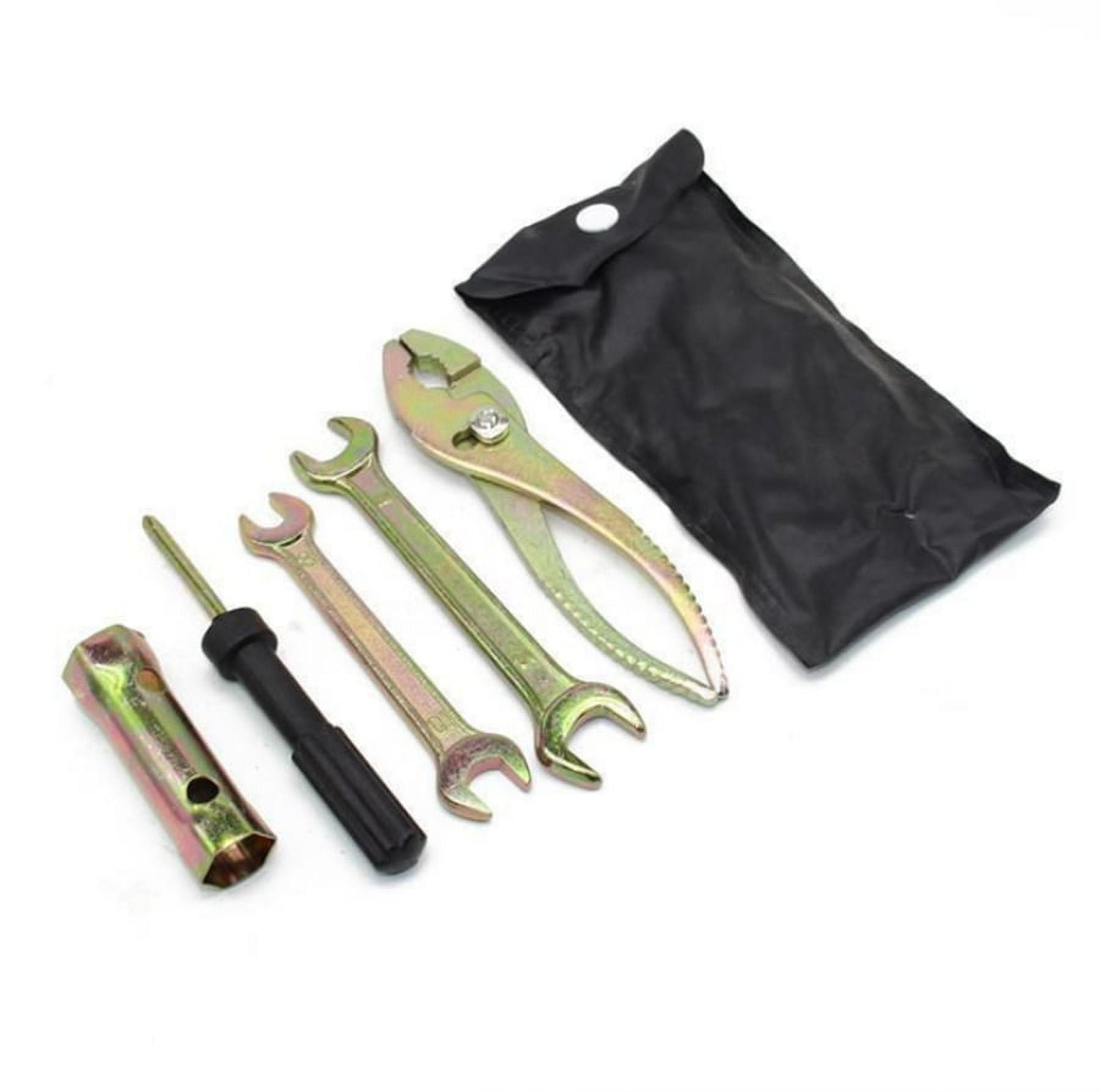Furulu Motorcycle Onboard Tool Repair Kit Pliers Spark Plug Wrench ...