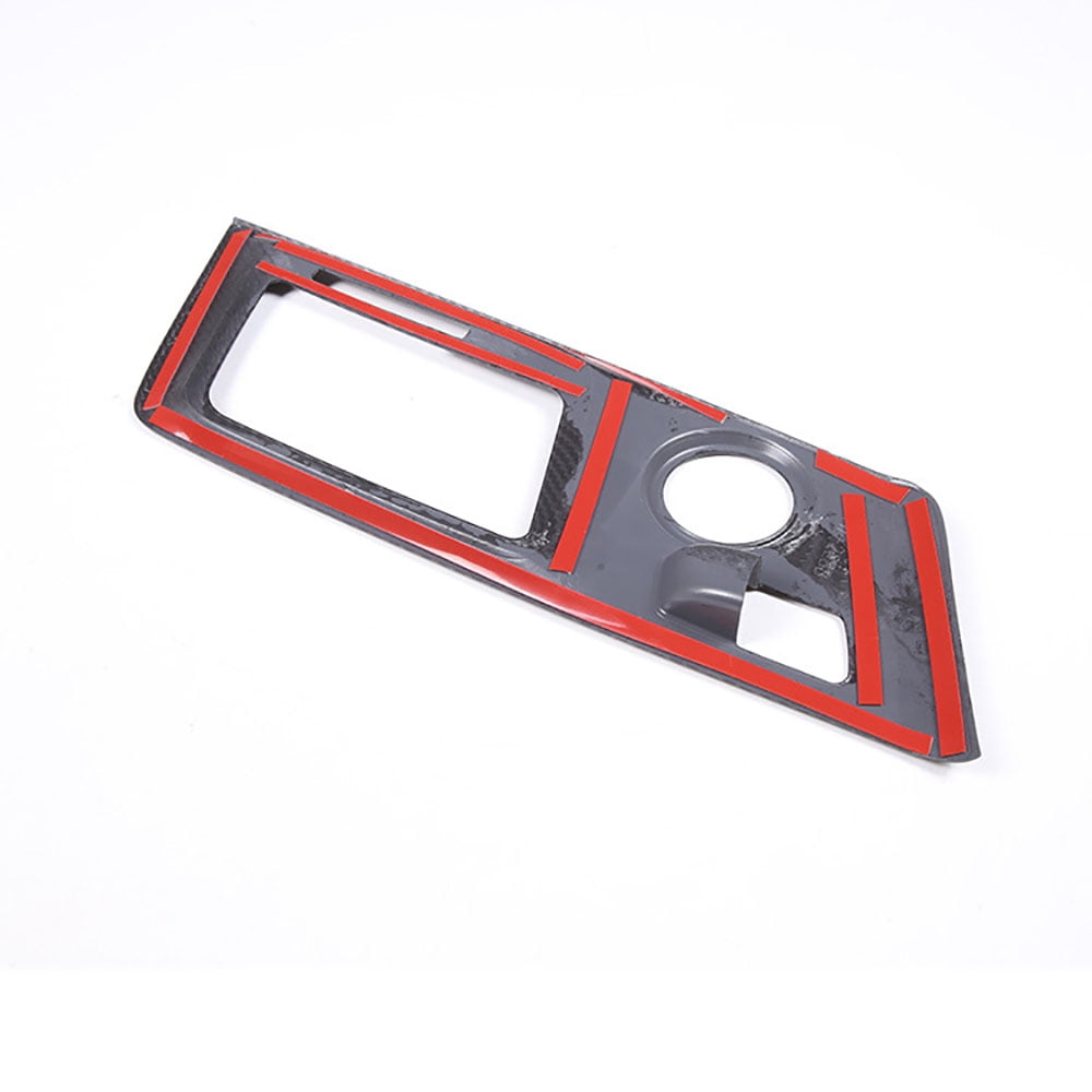 Furulu New Carbon Fiber Style Gears Shifter Panel Cover Decal for ...