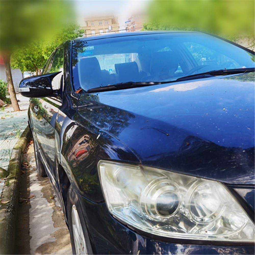 Furulu Rear Side View Mirror Covers Trim Carbon Fiber Look For 2006 ...