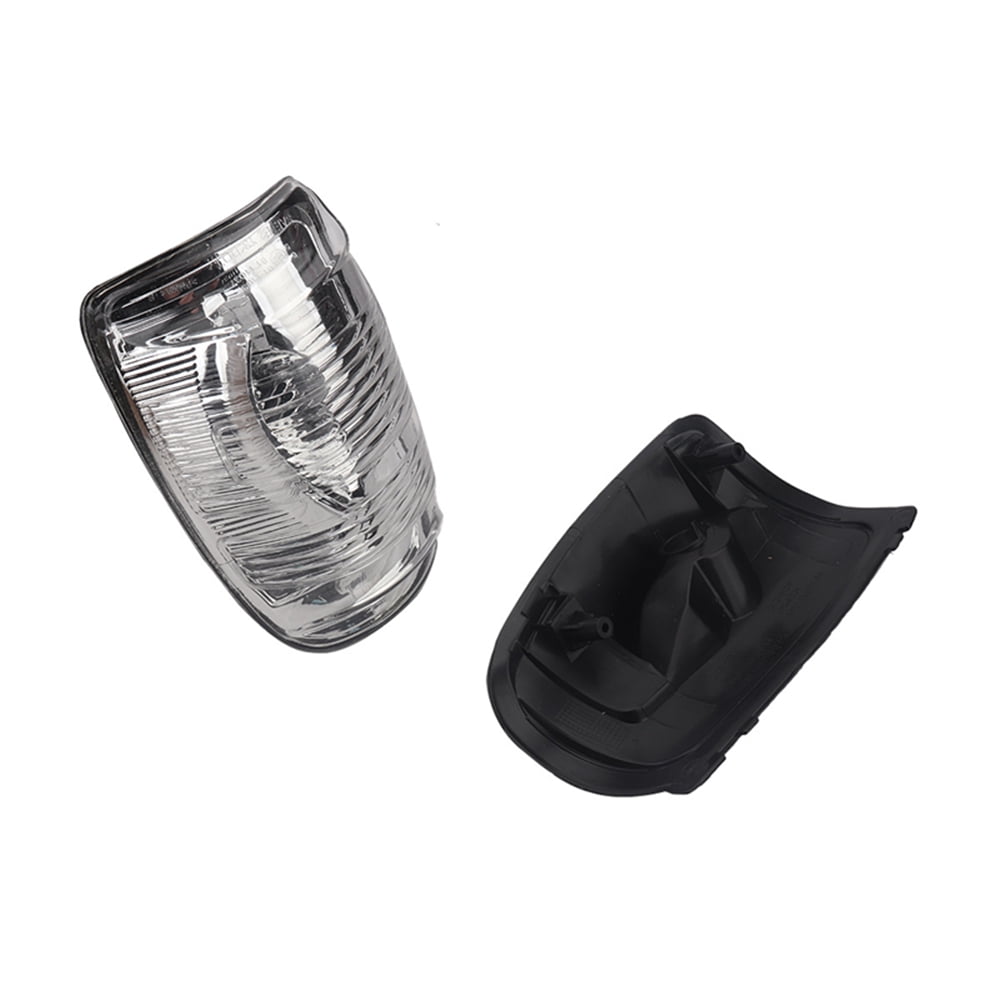 Furulu Right+Left Side Mirror Turn Signal Light Cover For 2015-22 Ford ...