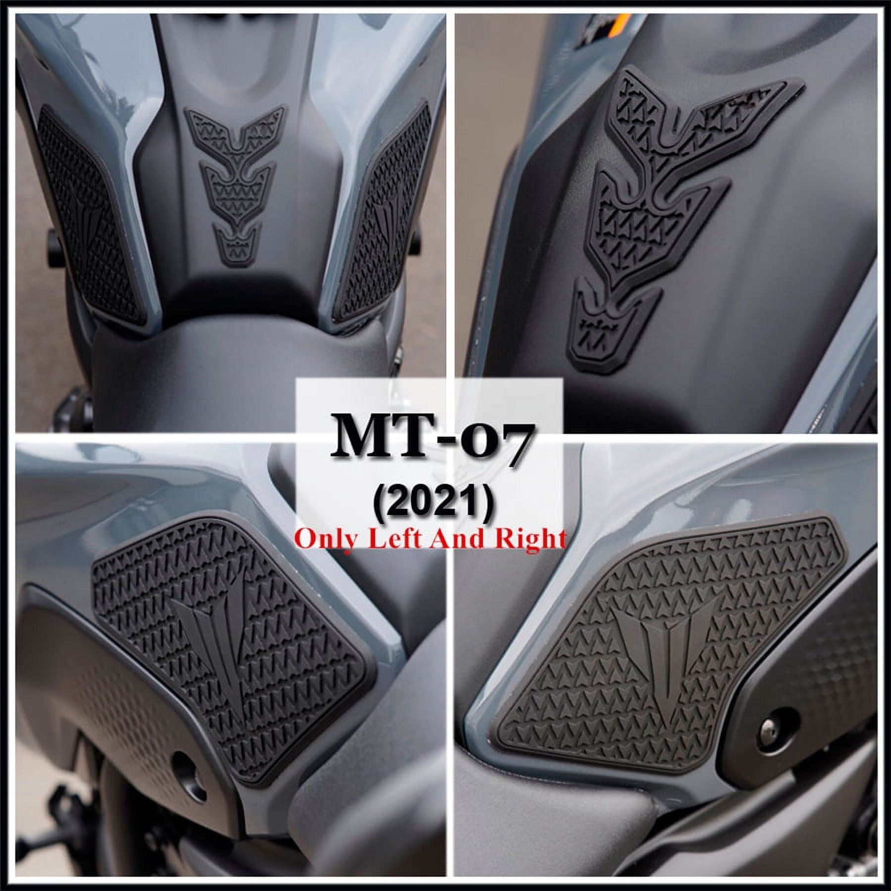 Furulu Side Fuel Tank Pads Decal Stickers Protector For Yamaha MT 07 ...