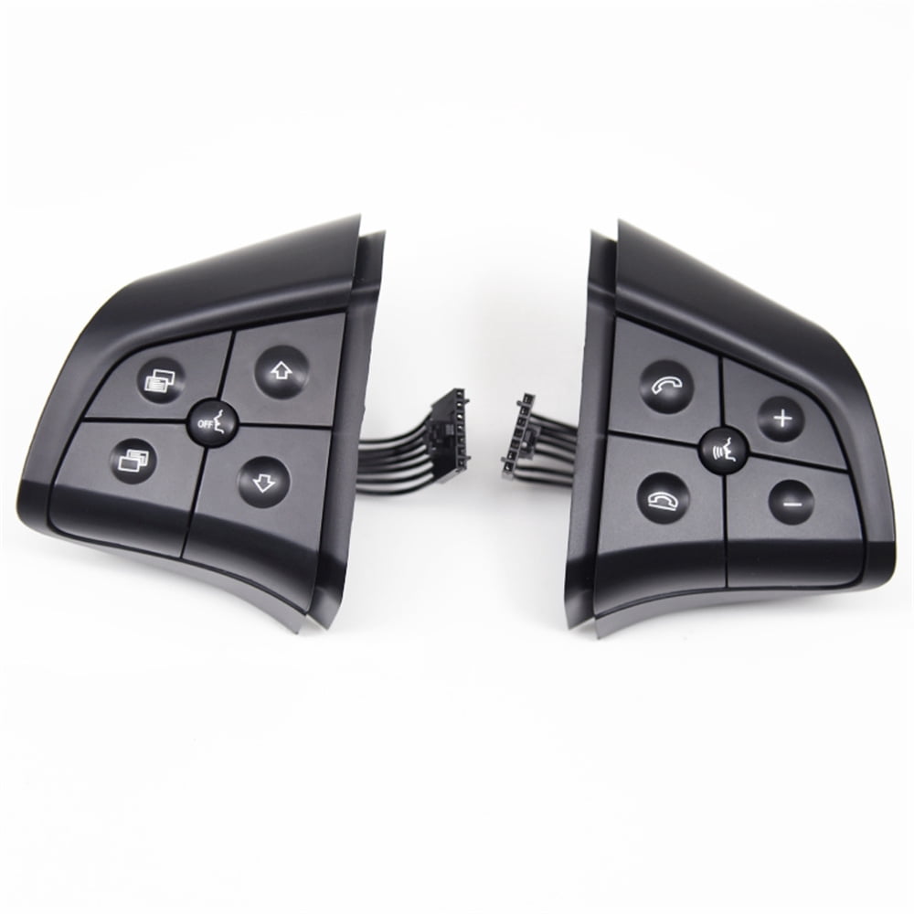 Furulu Steering Wheel Control Switch Assembly 5 Button Black For Benz ...