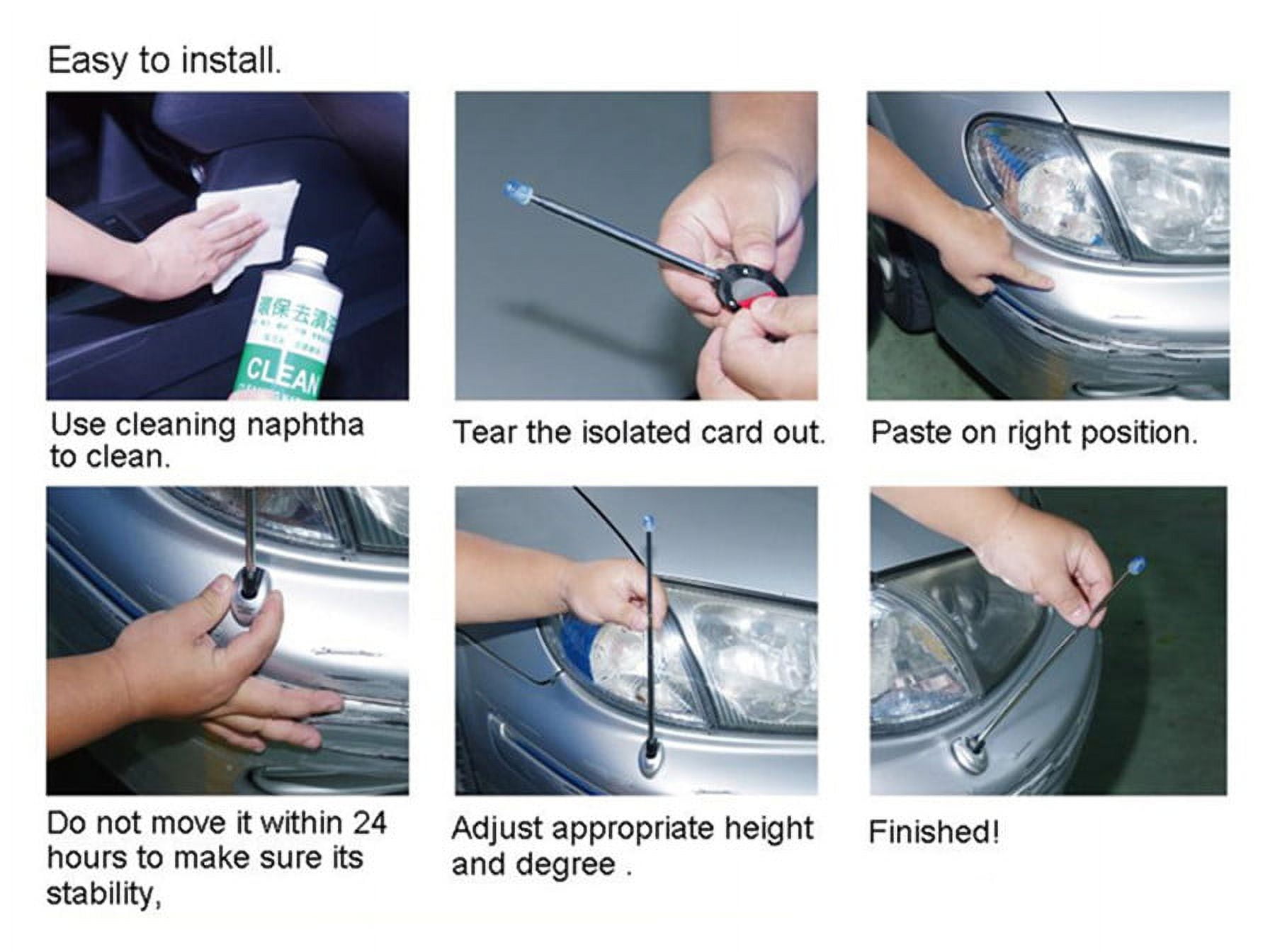 Furulu Universal Car Elasticity Bumper Corner Pole Universal Car Safety ...