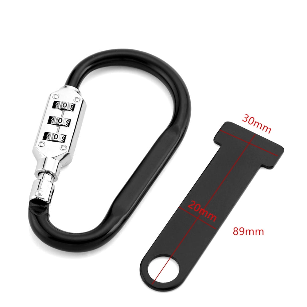 Furulu Universal Motorcycle Padlock Helmet Security Combination Lock ...
