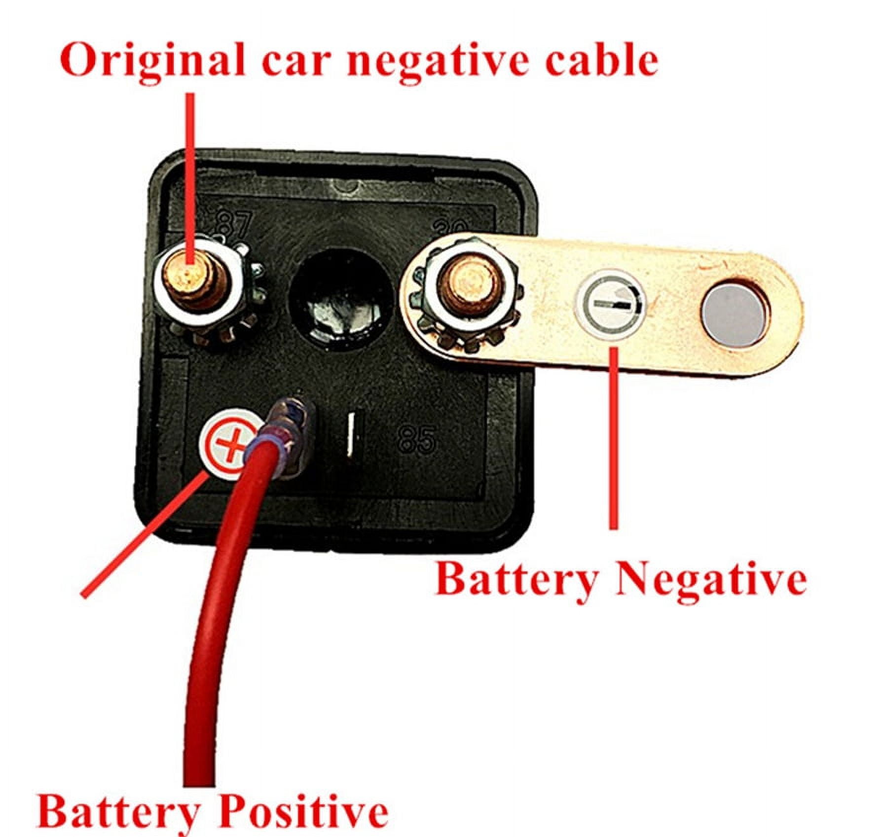Furulu Wireless Dual Remote 12V Battery Isolator Disconnect Relay ...