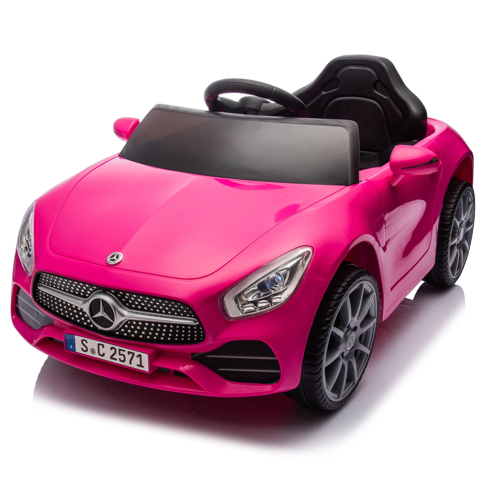 Furvclv 12V Kids Electric Ride On Car With Parent Remote Control ...