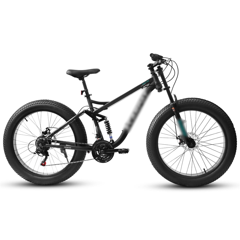 Furvclv 26Inch Full Suspension Mountain Bike, 21 Speeds Dual Disc Brake ...