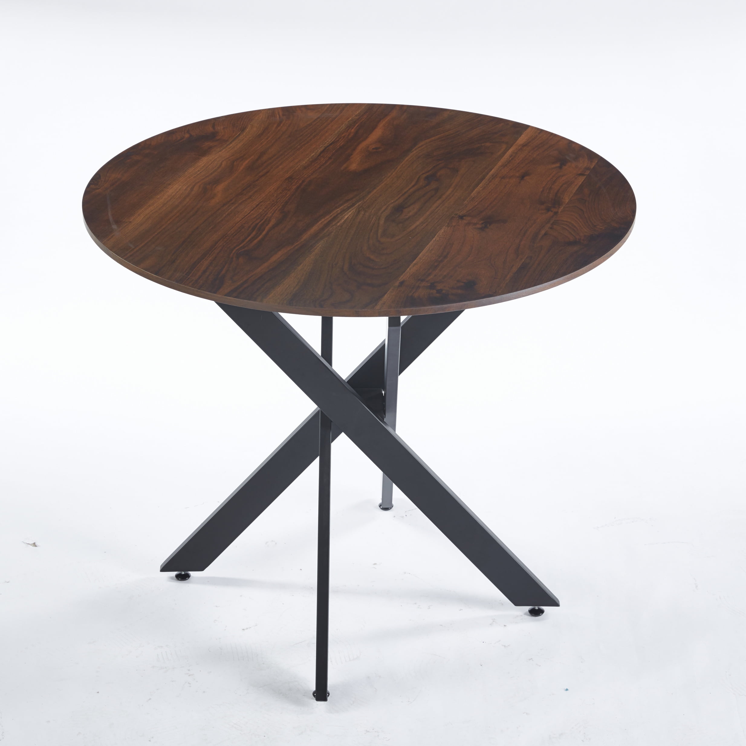 Furvclv 35.4" Modern Round Dining Table, Minimalist Style Round Table ...