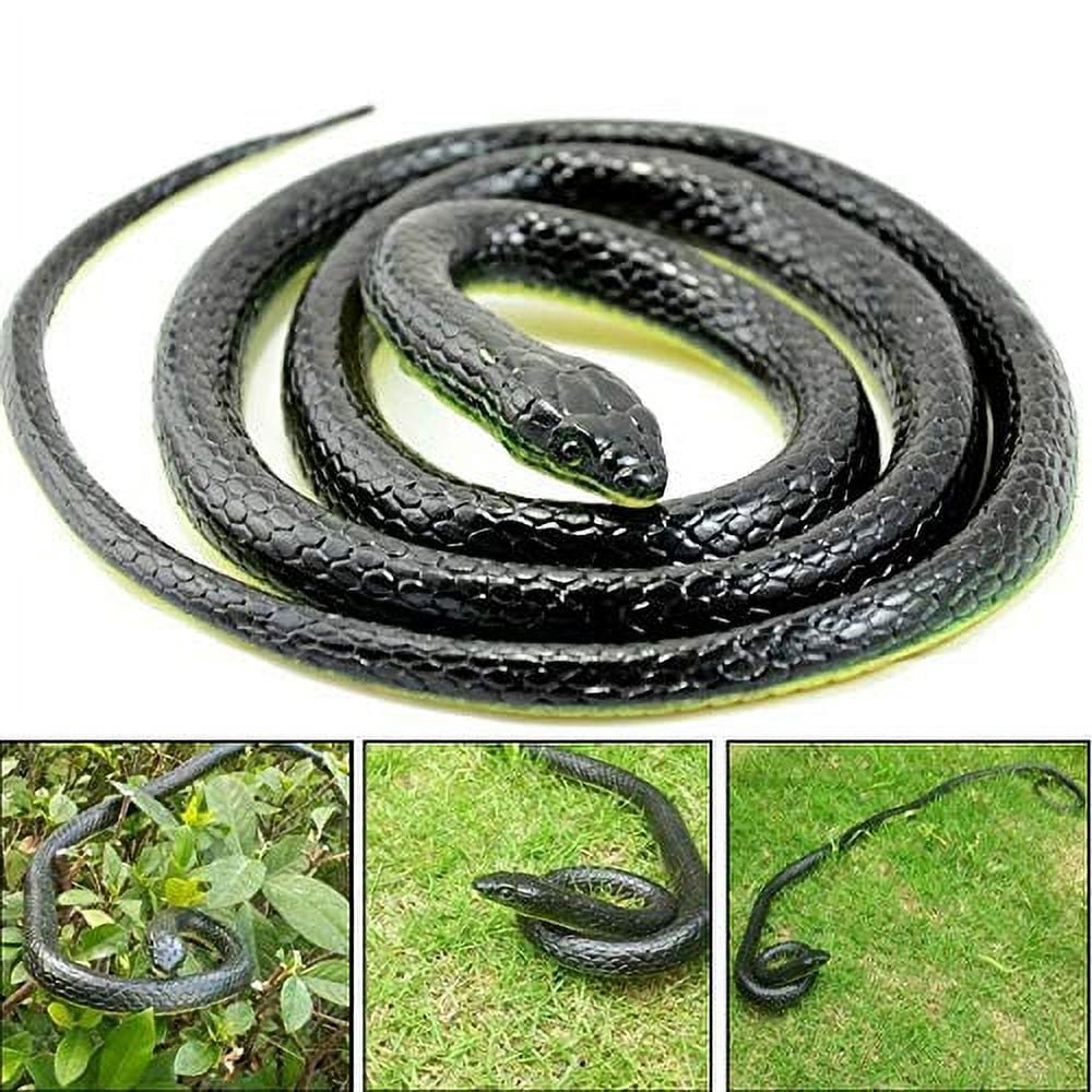 Furvclv Fake Realistic Snake Lifelike Real Scary Rubber Toy Prank Party ...