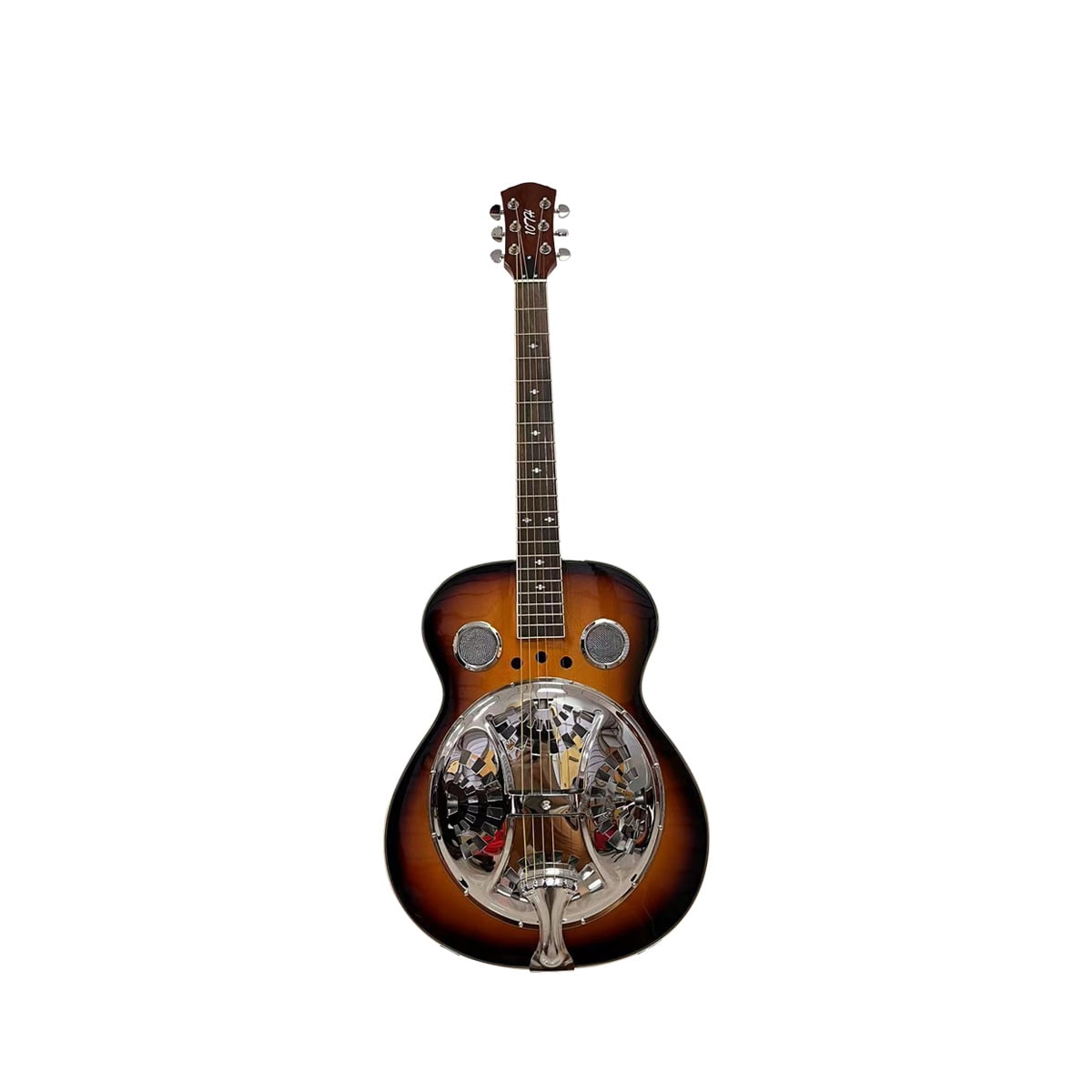 Furvclv Guitar, Beginner Metal Slider Resonators Echo Guitar 40 Inch ...