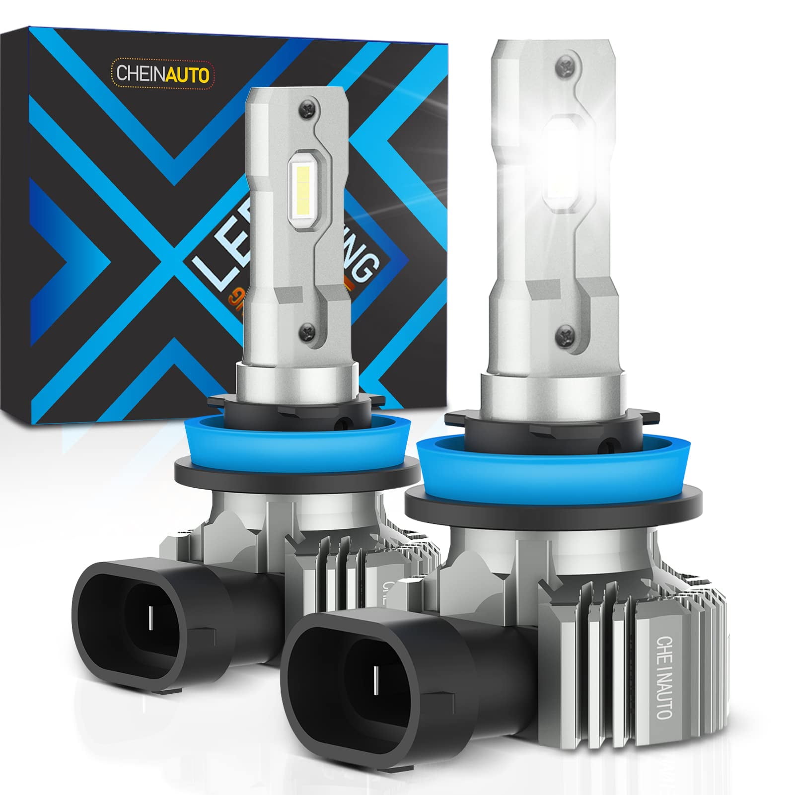 Furvclv H11 LED Headlight Bulbs, 450% Brightness Headlights Bulbs ...