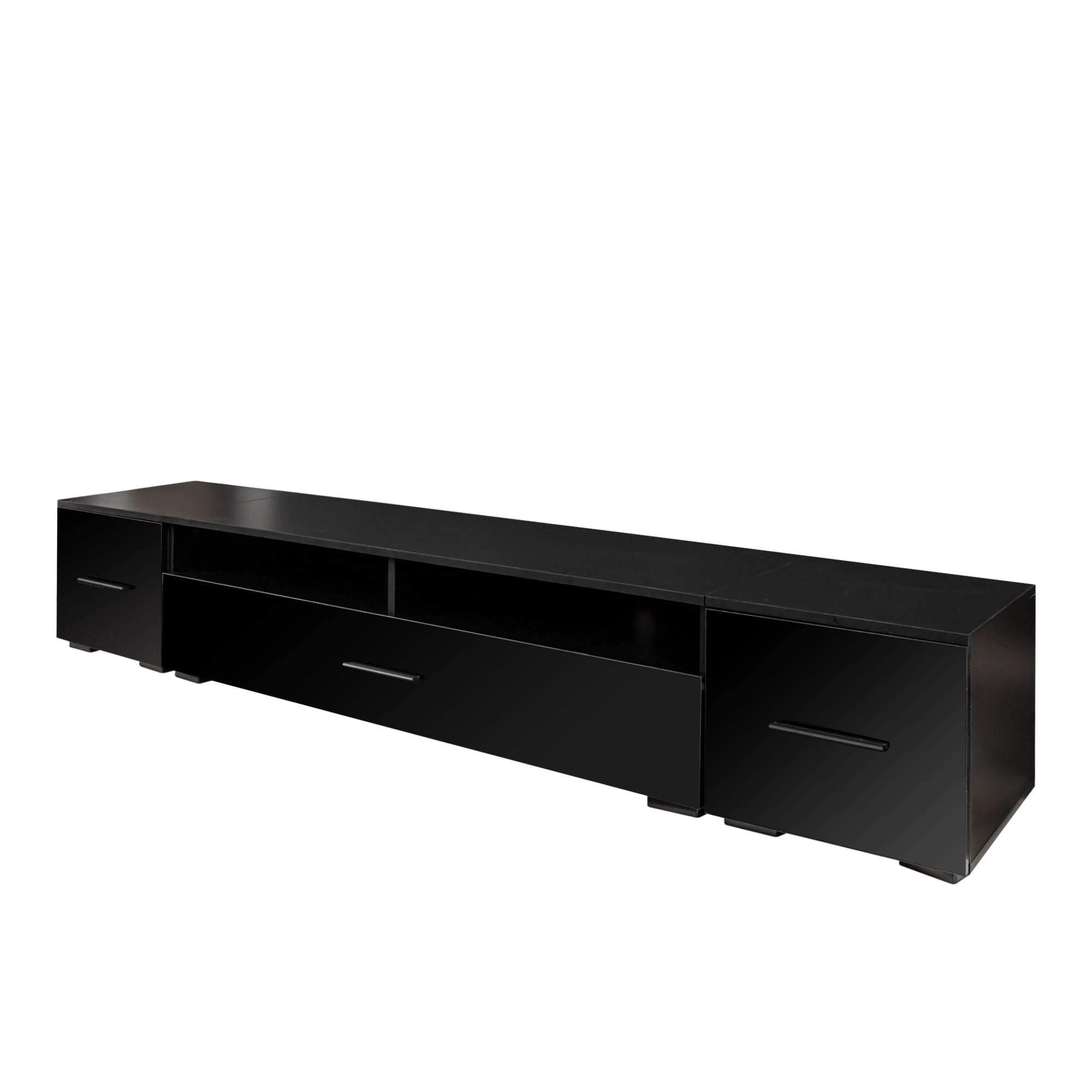 Furvclv Modern Minimalist TV Stand For 90+ Inch TV, Entertainment ...