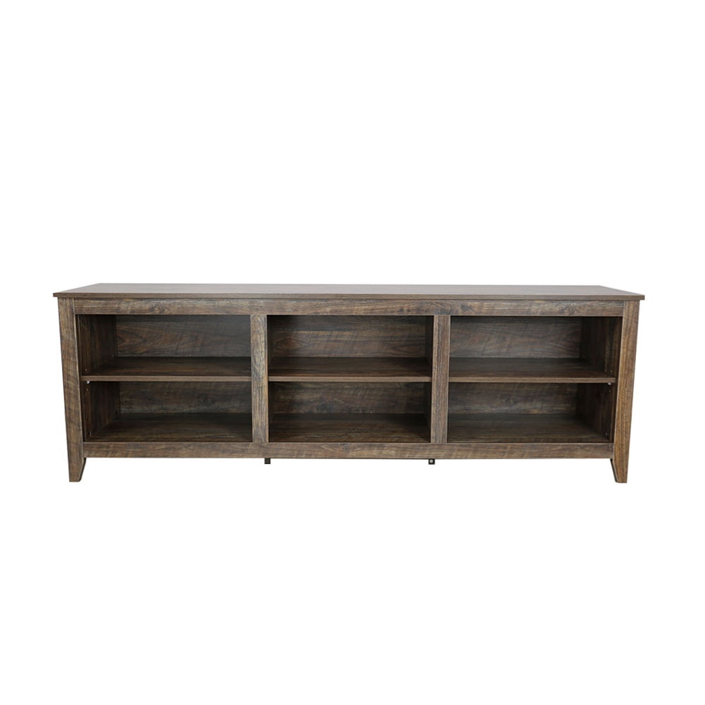 Furvclv Retro TV Stand, Entertainment Center TV Table For 70 Inches TV ...
