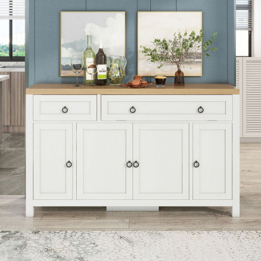 Furvclv Sideboard, Buffet Cabinet With Flip Door And 1 Drawers, 4 ...