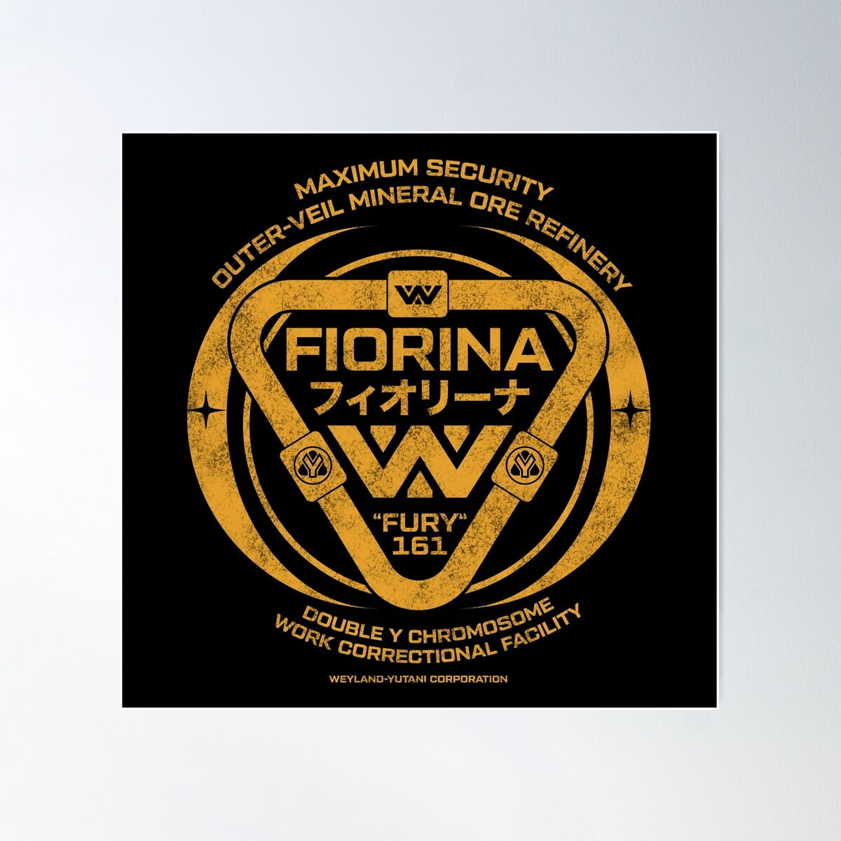 Fury 161 Double Y Correctional Facility Poster Wall Art, Modern Wall ...