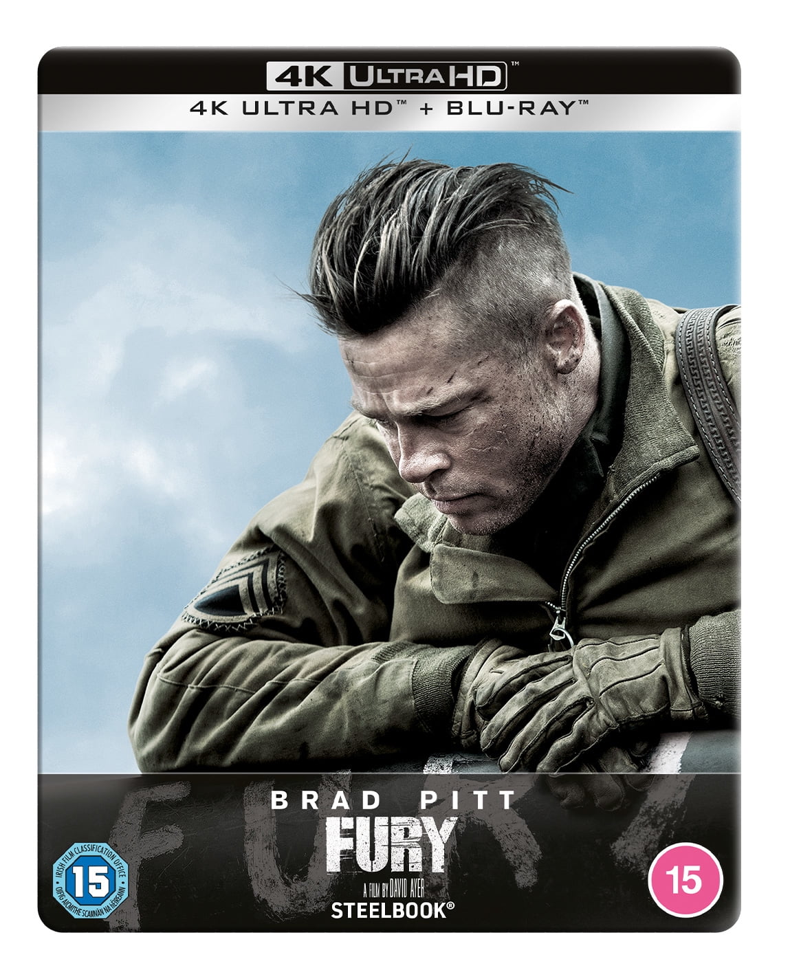 Fury Steelbook (4K Ultra HD) Brad Pitt Logan Lerman Eugenia Kuzmina ...