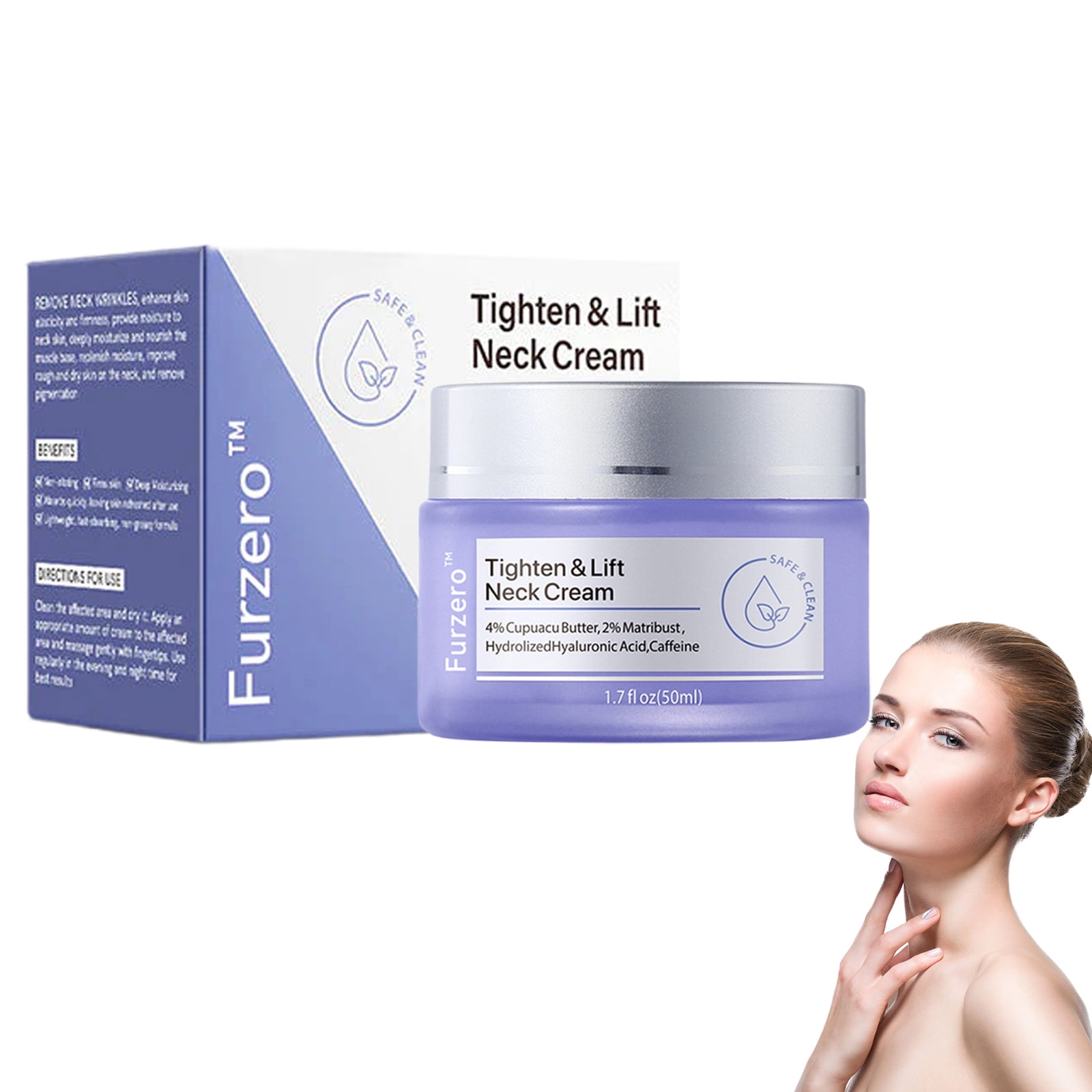 Furzero Tighten & Lift Neck Cream, 2025New Neck Firming Cream, Anti ...