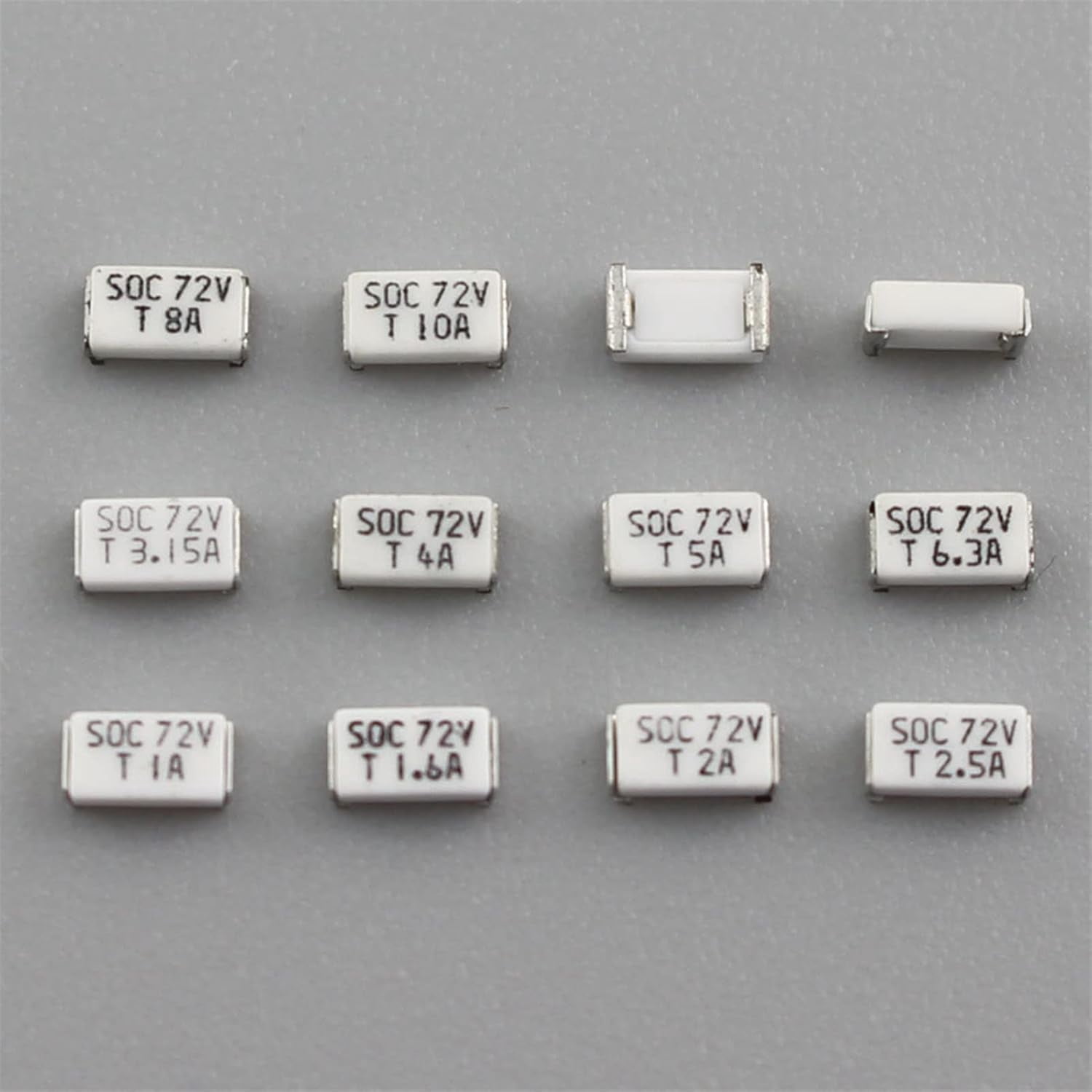 Fuse 10pcs Micro Fuse SOC SMD SMT 1206 72V 11CT T 1A 1.6A 2A 2.5A 3.15A ...