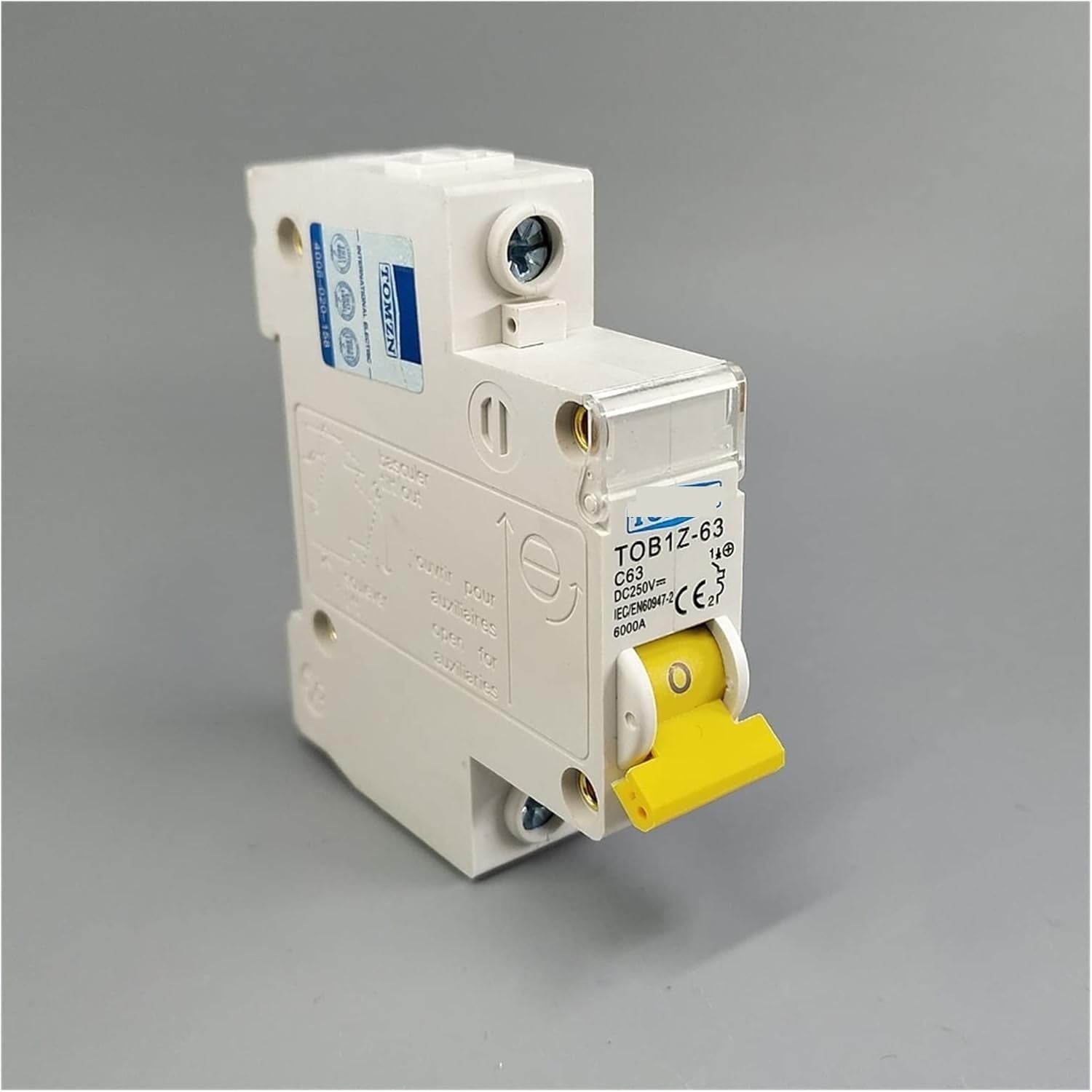 Fuse 1P DC 250V Circuit Breaker MCB C Curve Single Pole Direct-Current ...