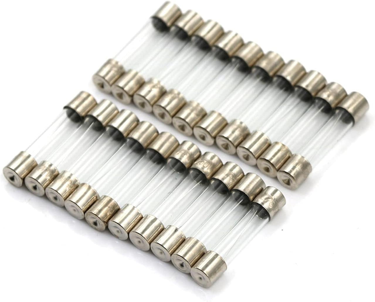 Fuse 2. 0PCS 5*20mm 6*30mm Fuse Assorted Kits DIY.Quick blow glass hose ...