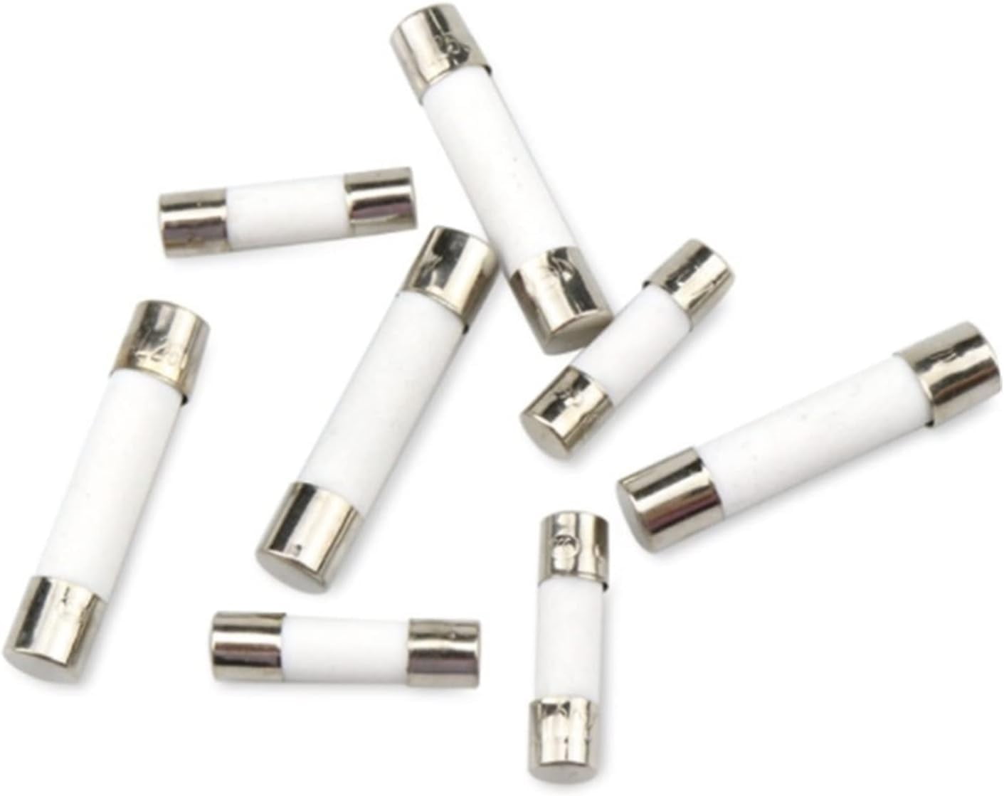 Fuse 50PCS,Ceramic Fuse Tube,Fast Blow Tube Fuses,250V,0.5/1/2/3/4/5/6 ...