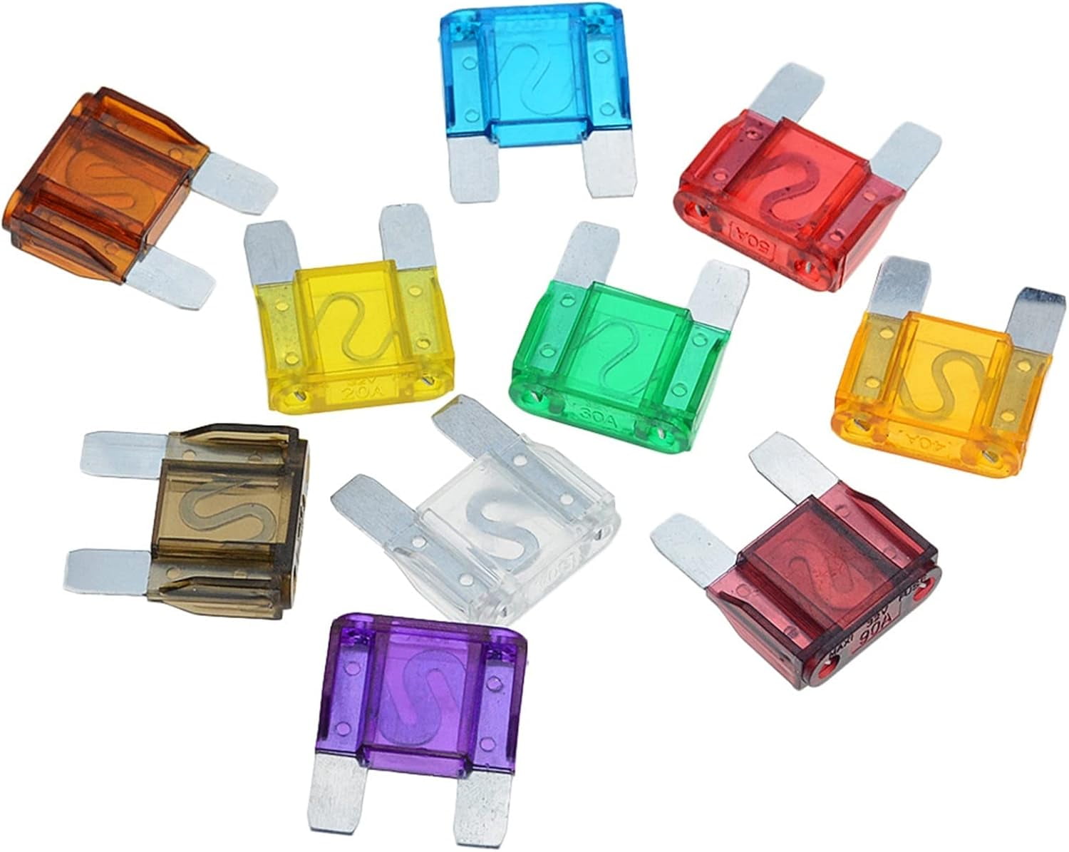 Fuse 5pcs/lot 29mm Truck Auto Big Size Blade Fuse 20A 30A 40A 50A 60A ...