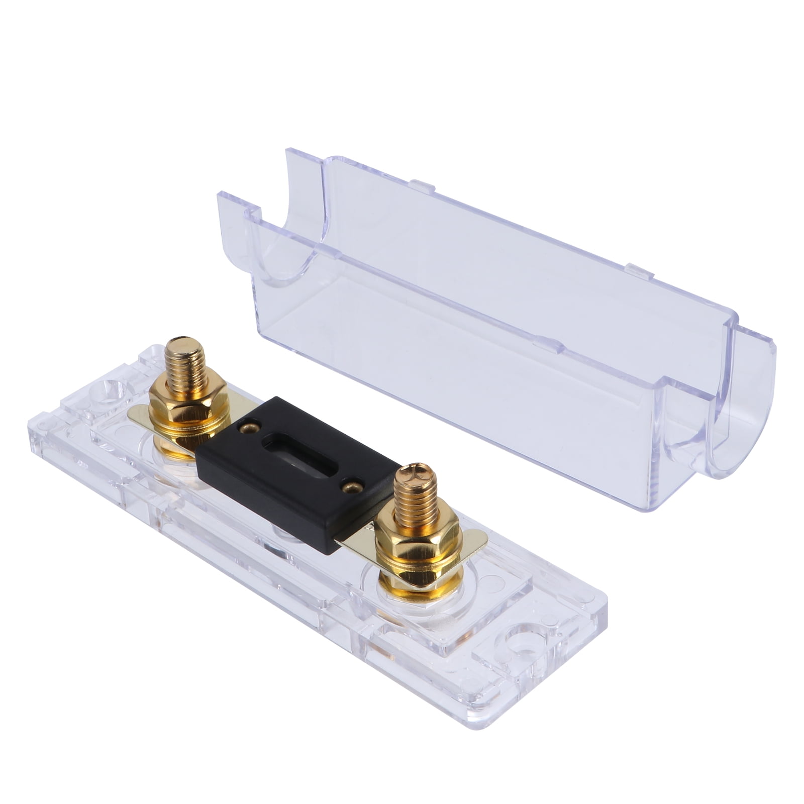 Fuse Block With ground Clear ATO Fuse Box Holder Cover LED Light ...