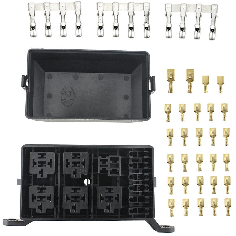 Fuse Box,And Marine Use With 41pcs Metallic Fuses Block With Metallic ...