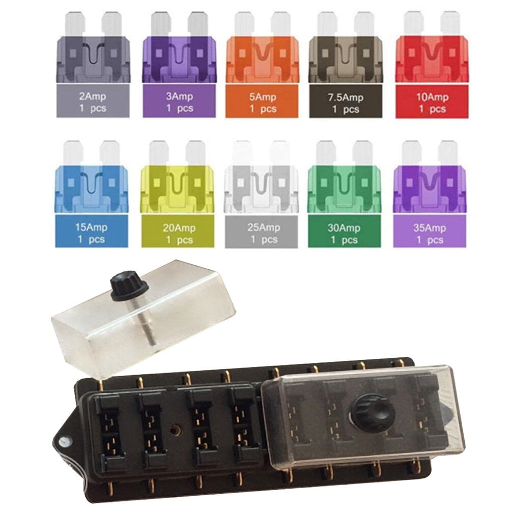Fuse Box Holder Auto Fuse Holder 8 Way Fuse Block Car Fuse Holder ...