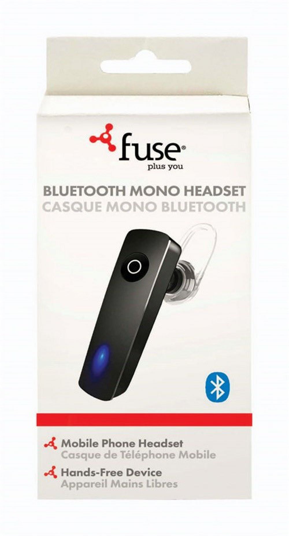 Fuse Cellular Universal Bluetooth Wireless Headset - Black - Walmart.com
