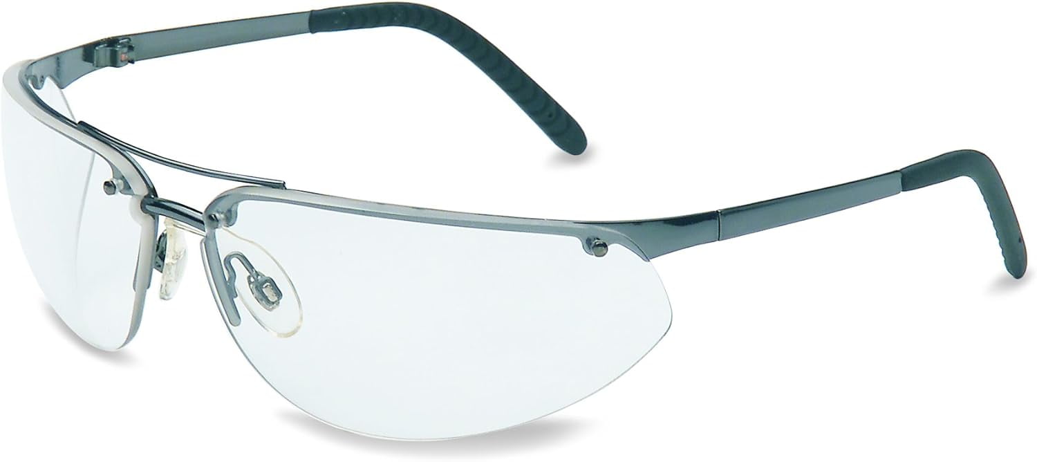 Sperian Fuse(R) Metal Safety Glasses With Gunmetal Frame, Clear ...