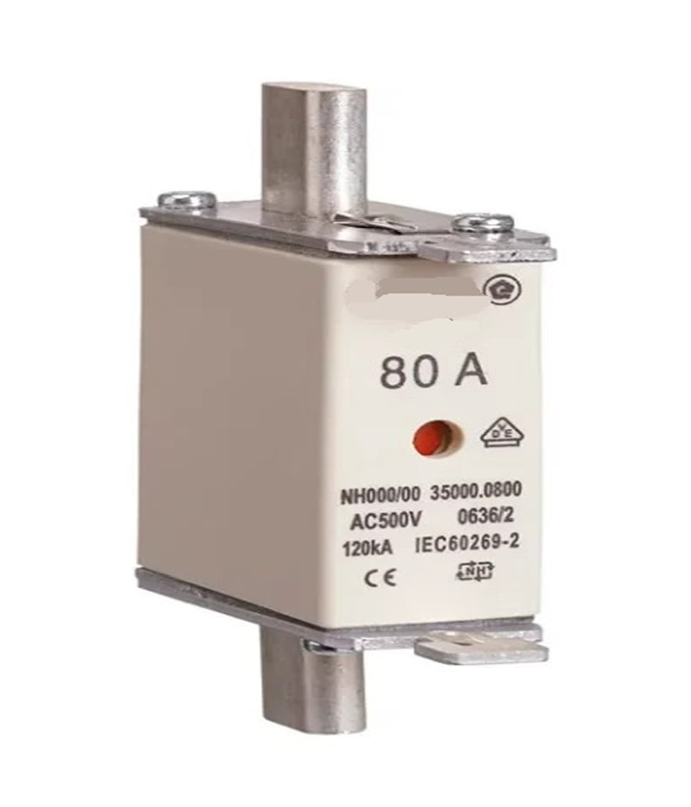 Fuse Fuses NH00 20A 500V 35011.0060 NH00 32A 80A 100A 500V NH00 16A 50A 63A 80A 100A 125A 160A ...