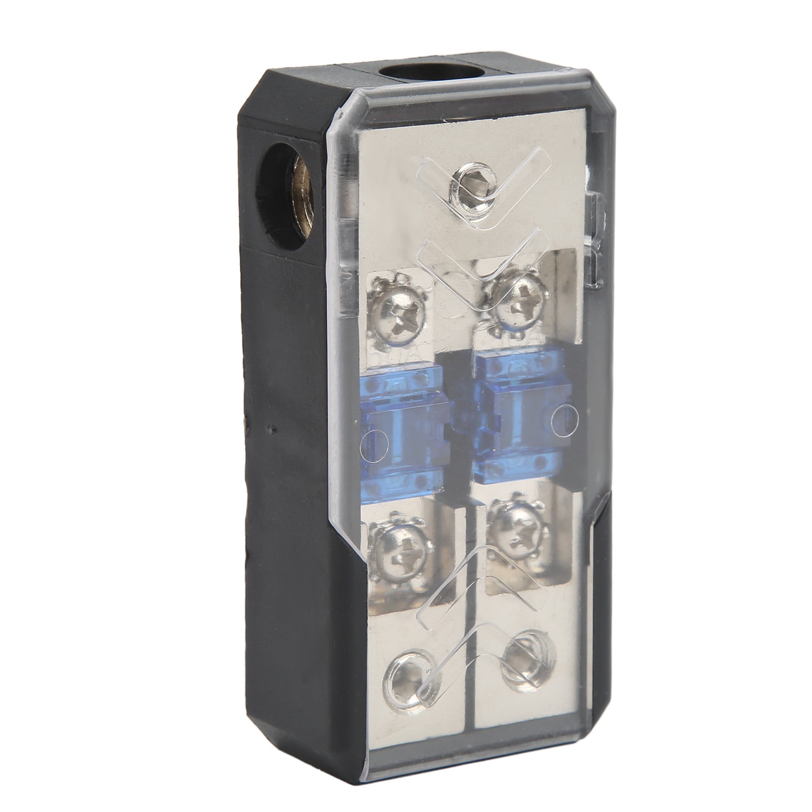 Fuse Holder, 2 Way ABS Zinc Alloy Fuse Holder Box 1 In 2 Out 60A Power ...