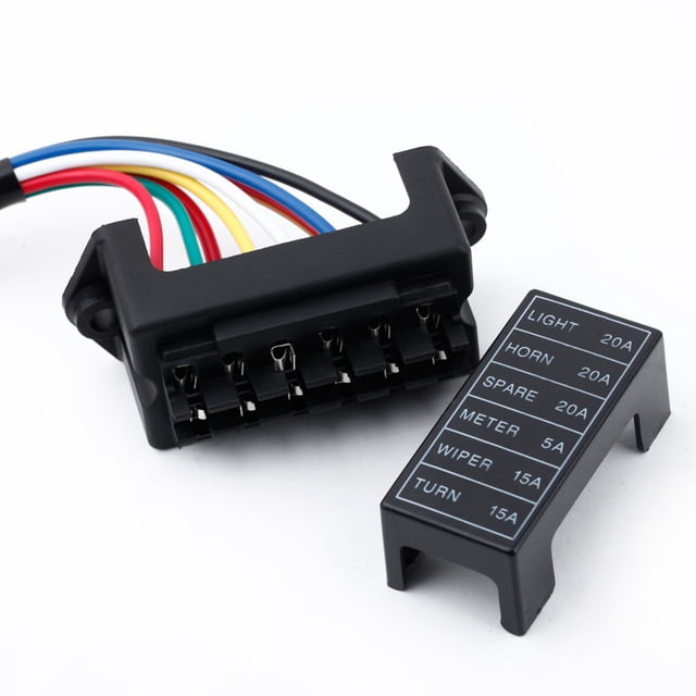 Fuse Holder,Block Atc Ato 2-input 6-ouput Wire Dc32v Circuit Car Ato 2 ...