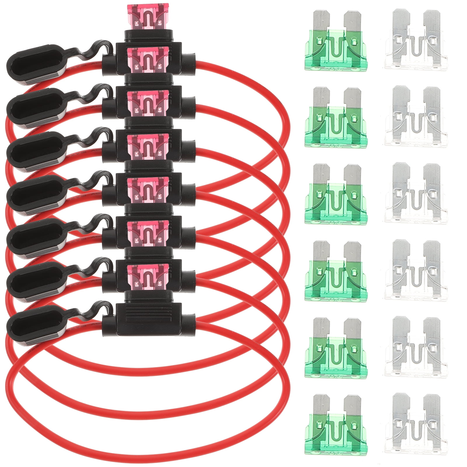 Fuse Holder Kit Automotive with Standard Miniature Inline 12v Heavy ...