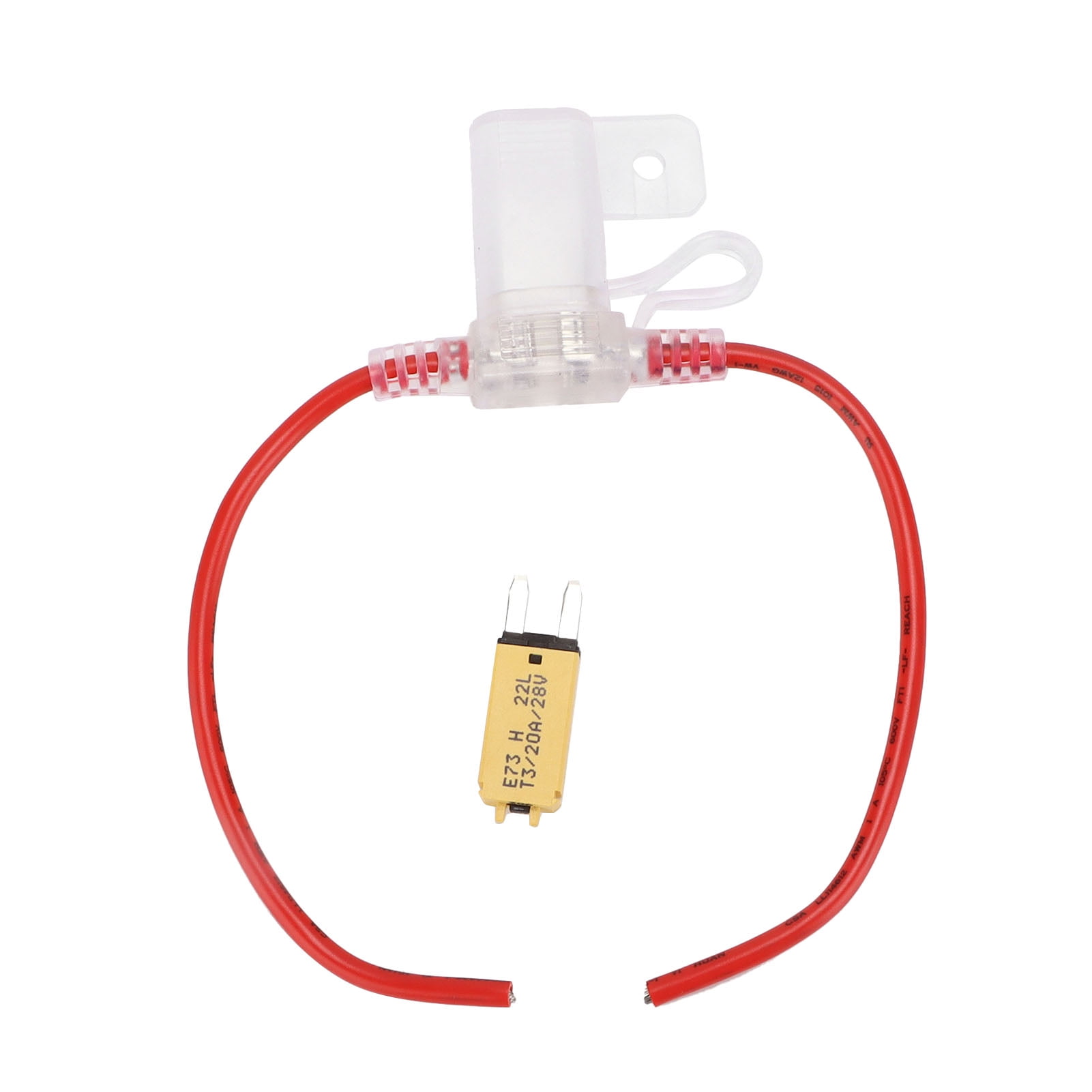 Fuse Holder, TPE Shell Fuse Wire Holder Overheat Overcurrent Protection ...