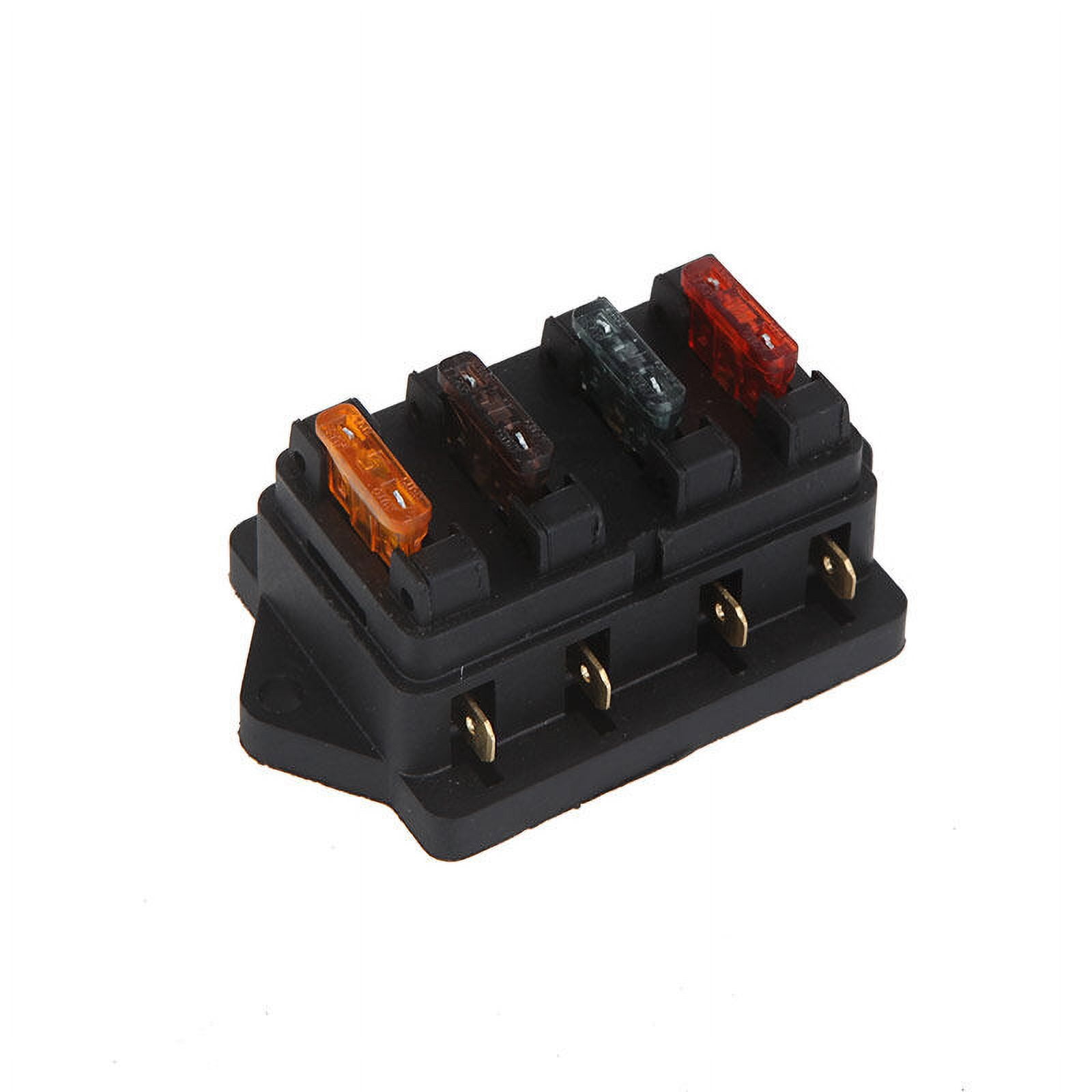 Fuse Holder,Vehicle 4 Way Fuse Box Block Universal Car Vehicle 4 Way ...