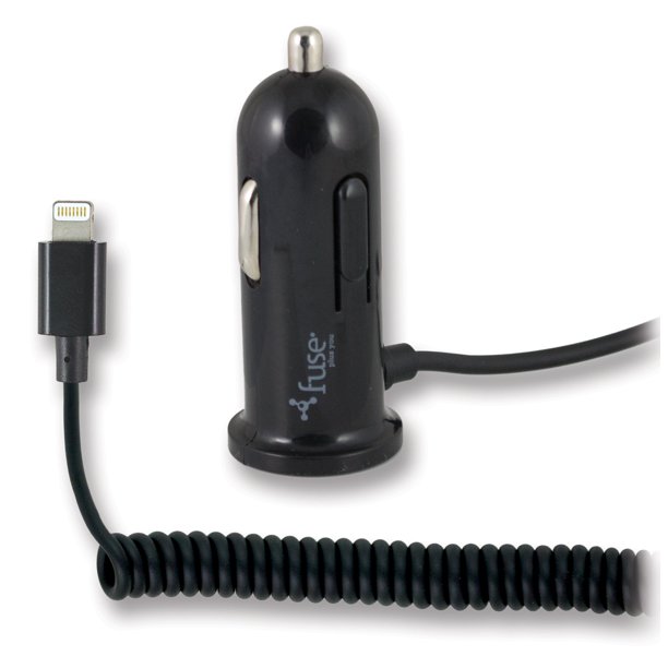 Fuse Plus You 07809 2.4A 2-Port 8-Pin Lightning Car Charger - Walmart ...