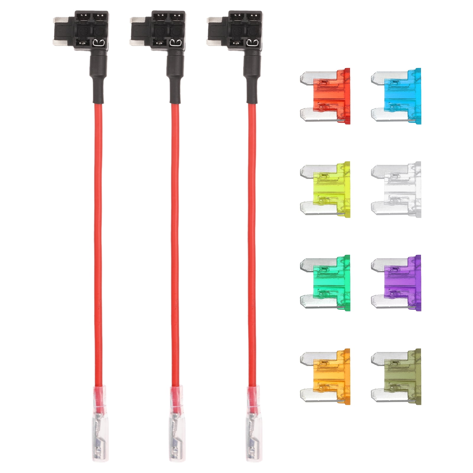 Fuse Tap 24V 12V Car Add A Circuit Fuse Tap Adapter with 3A, 5A, 7.5A ...