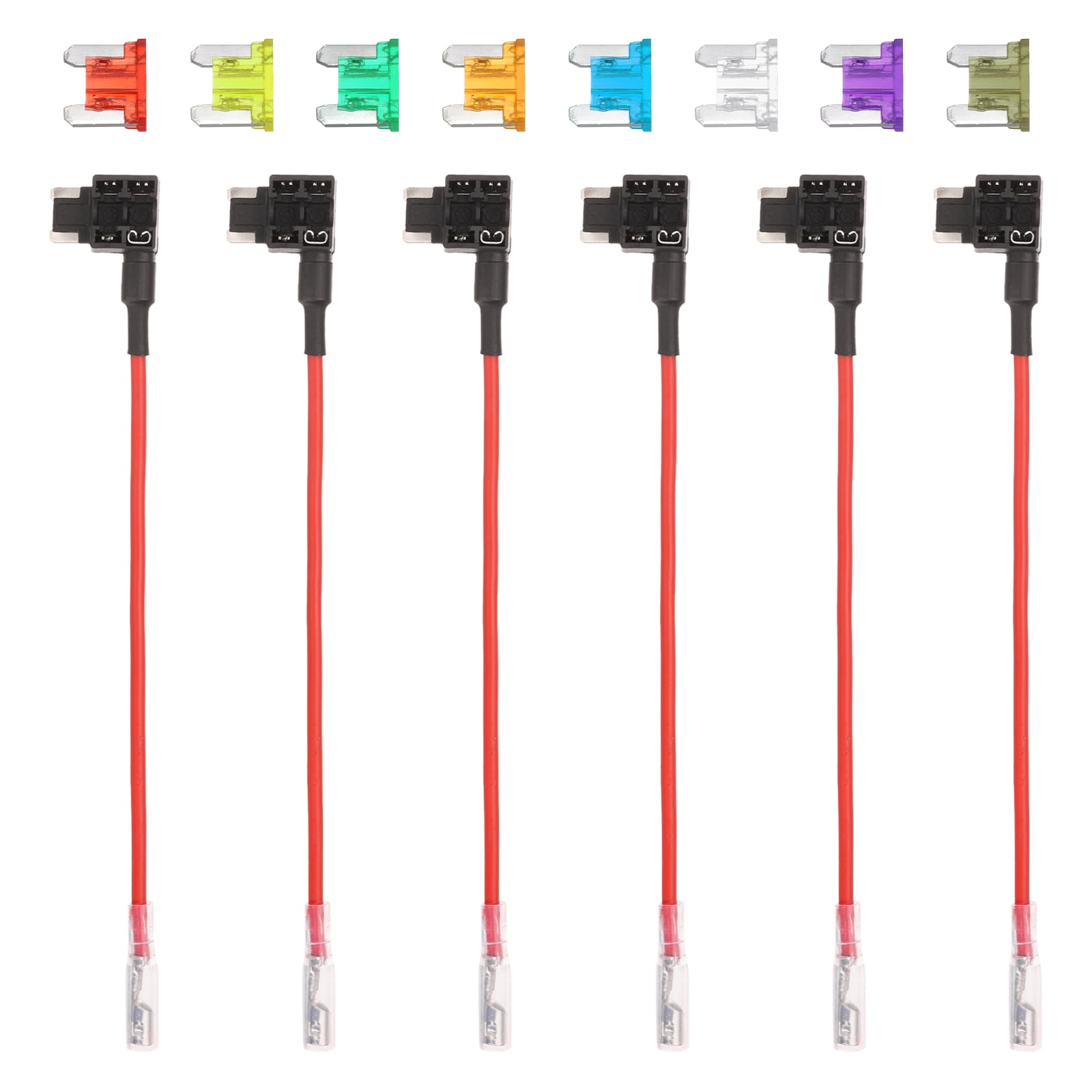 Fuse Tap 24V 12V Car Add A Circuit Fuse Tap Adapter with 3A, 5A, 7.5A, 10A, 15A, 20A, 25A, 30A ...