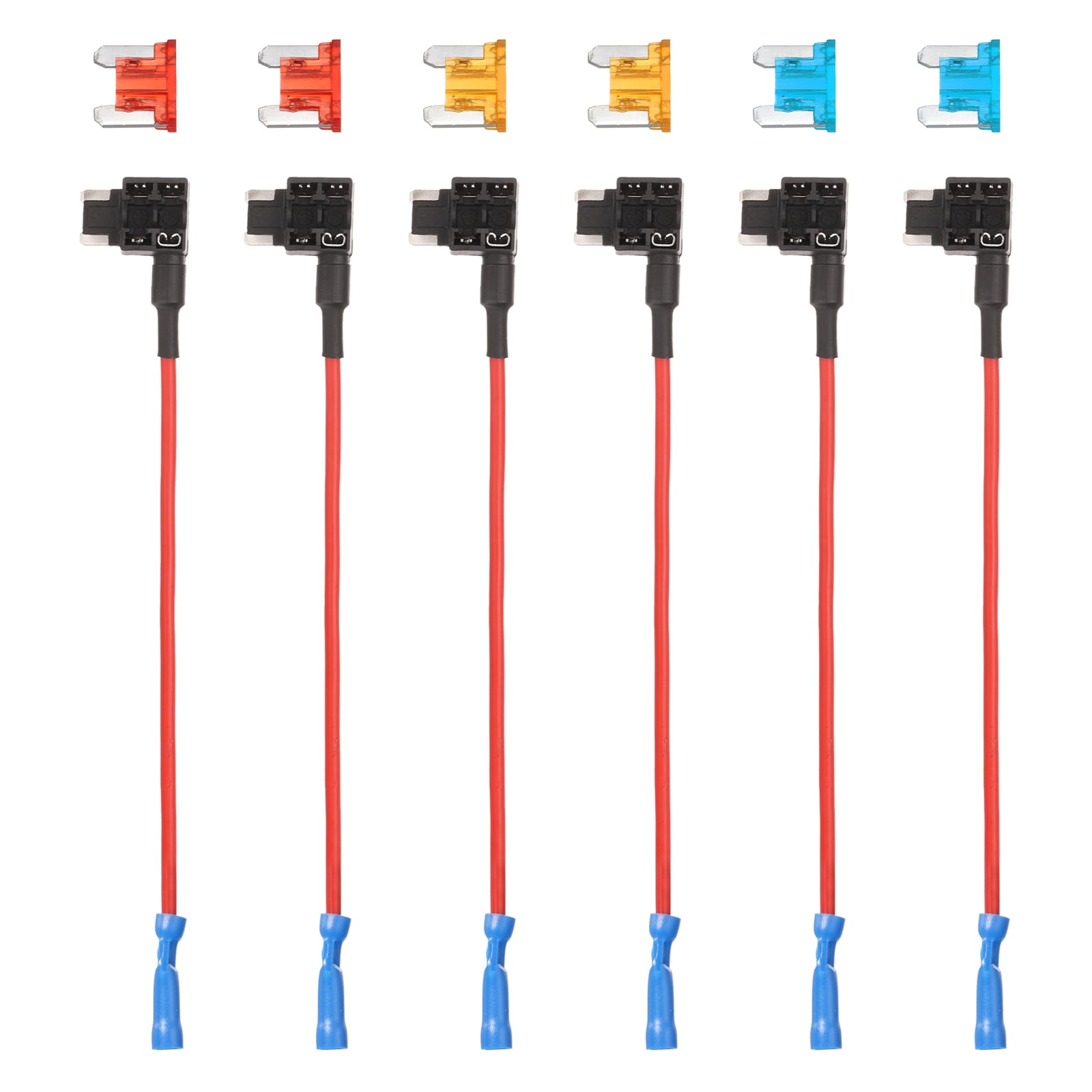 Fuse Tap 24V 12V Car Add A Circuit Fuse Tap Adapter with 5A, 10A, 15A ...