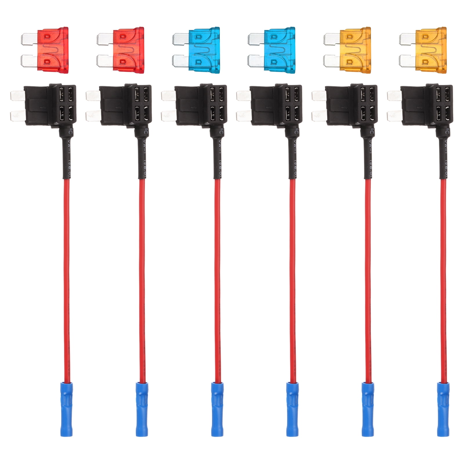 Fuse Tap 24V 12V Car Add A Circuit Fuse Tap Adapter with 5A, 10A, 15A ...