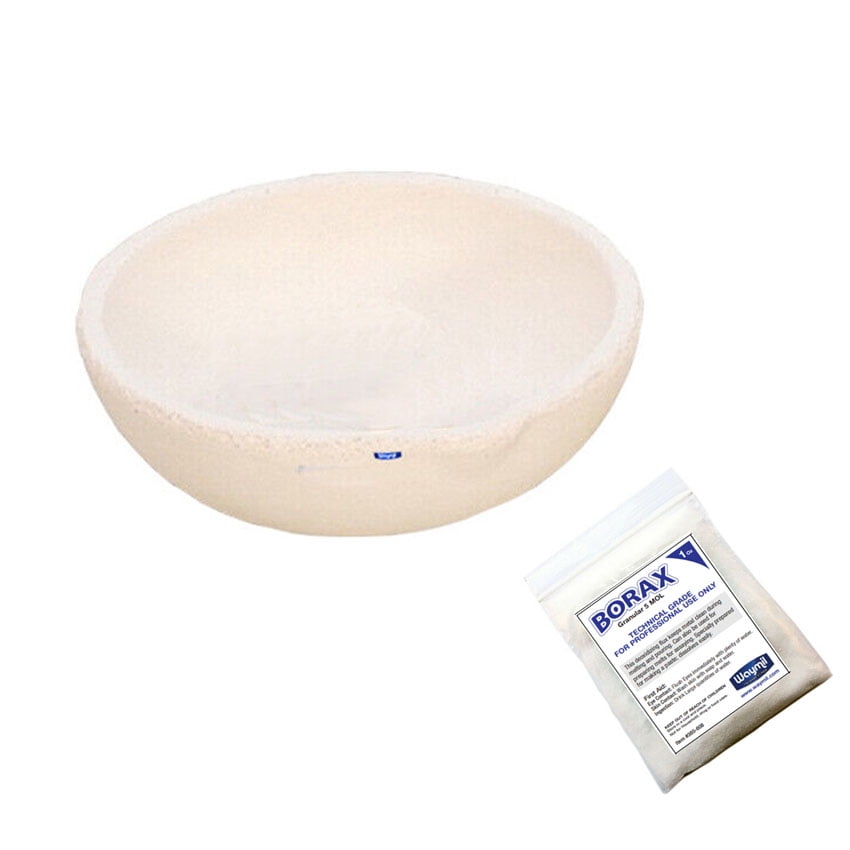 Fused Silica Ceramic Melting Dish Crucible Gold Silver 100 Dwt 3 ...