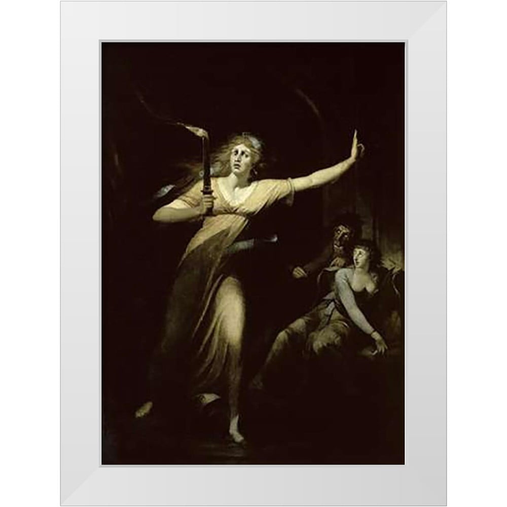 Fuseli, Henry 11x14 White Modern Wood Framed Museum Art Print Titled ...